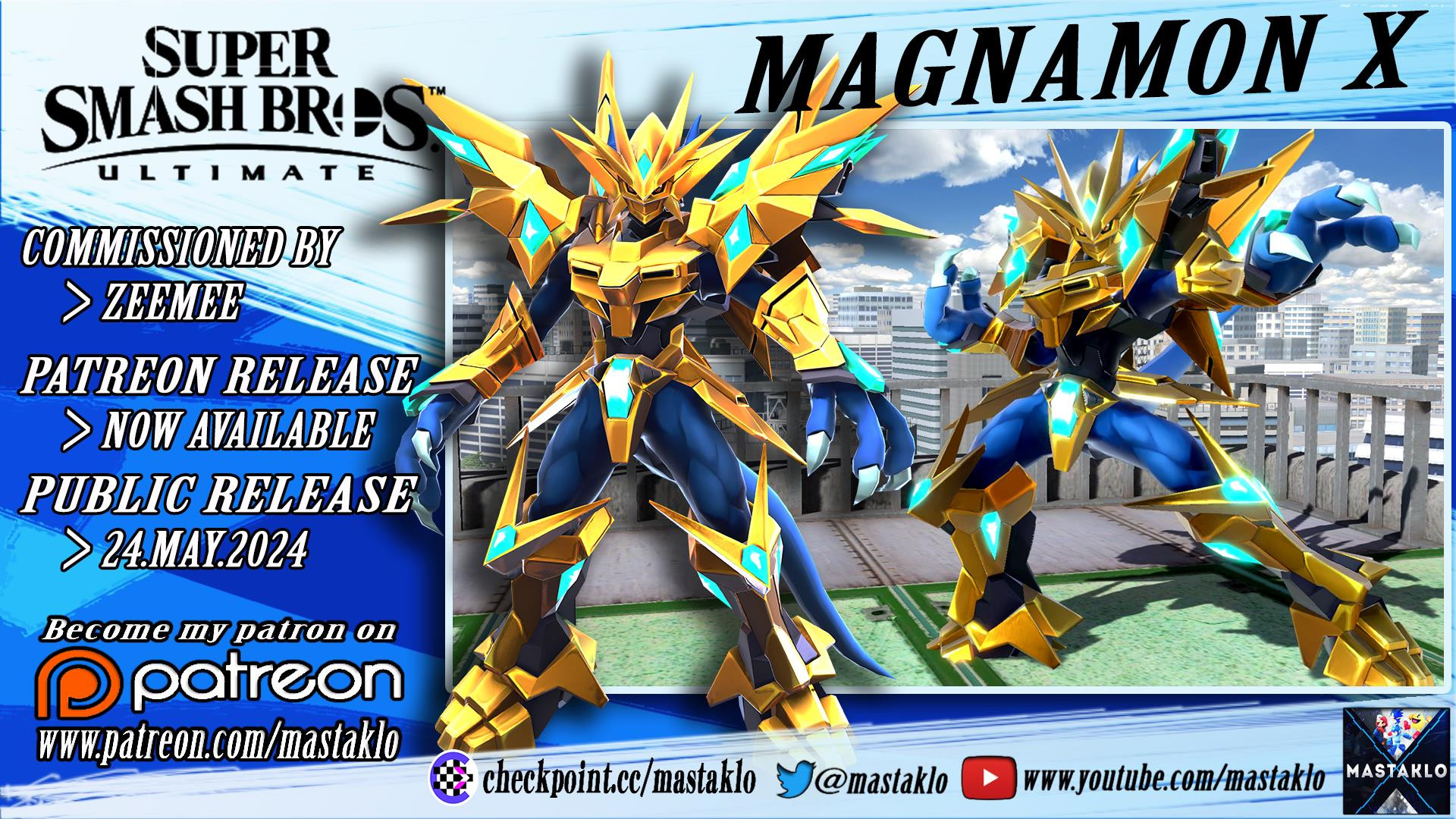 Magnamon X Mod for Super Smash Bros. Ultimate | SSBU Mods