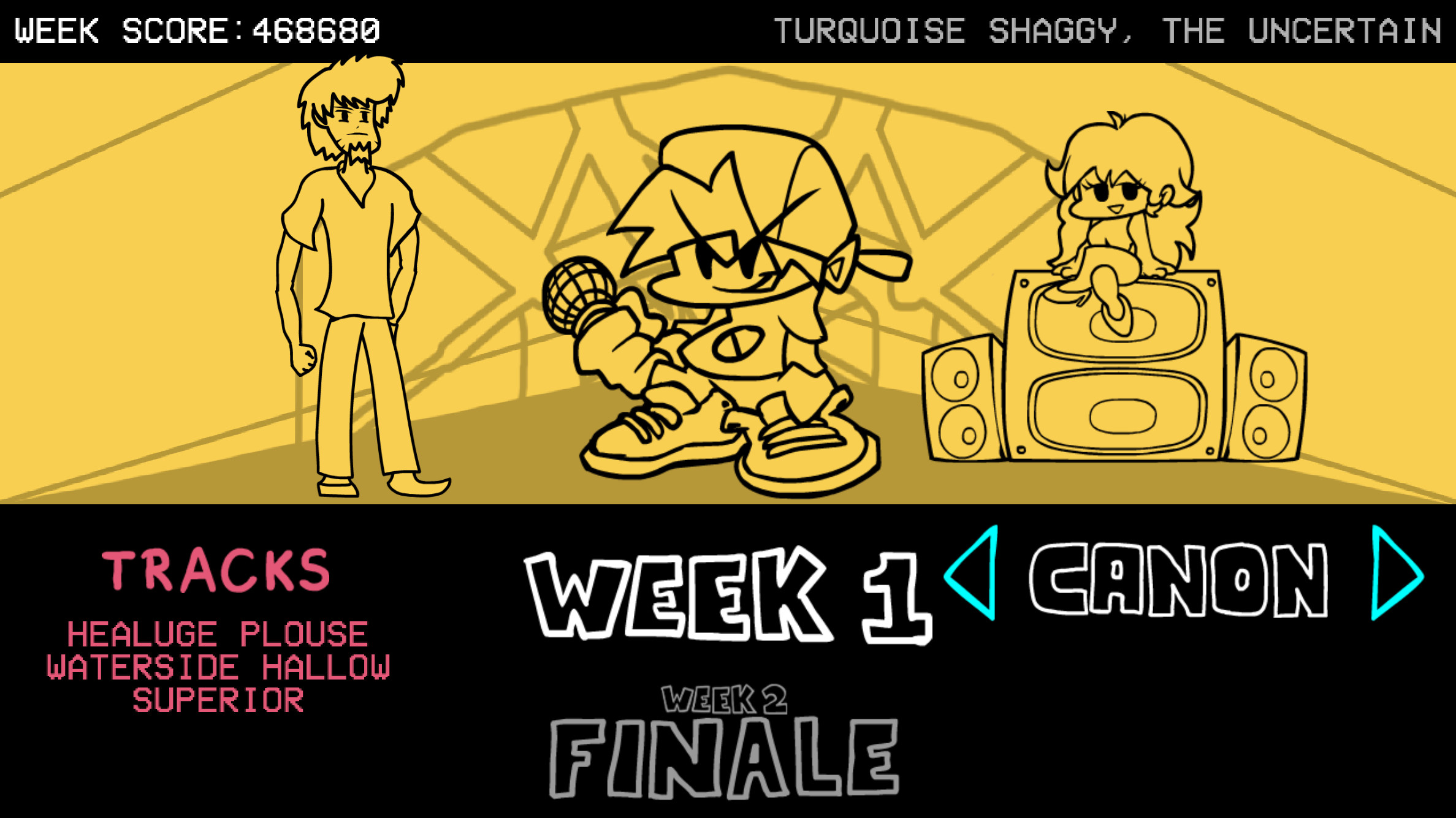 Turquoise Shaggy (Final Update) [unofficial] Mod for Friday Night ...