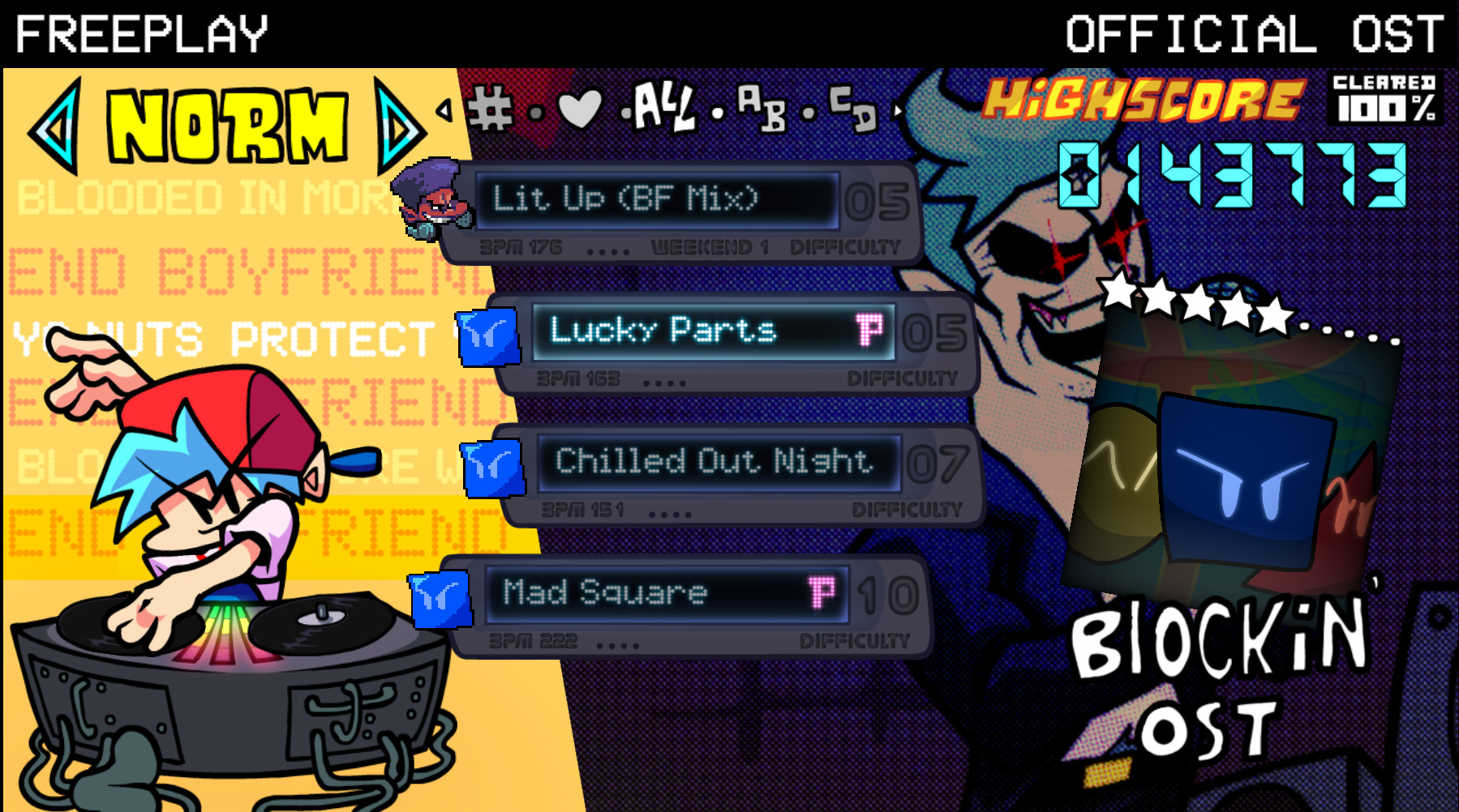 FRIDAY NIGHT BLOCKIN' V-SLICE V2 (BLOCK MIX!) Mod for Friday Night Funkin' | FNF Mods