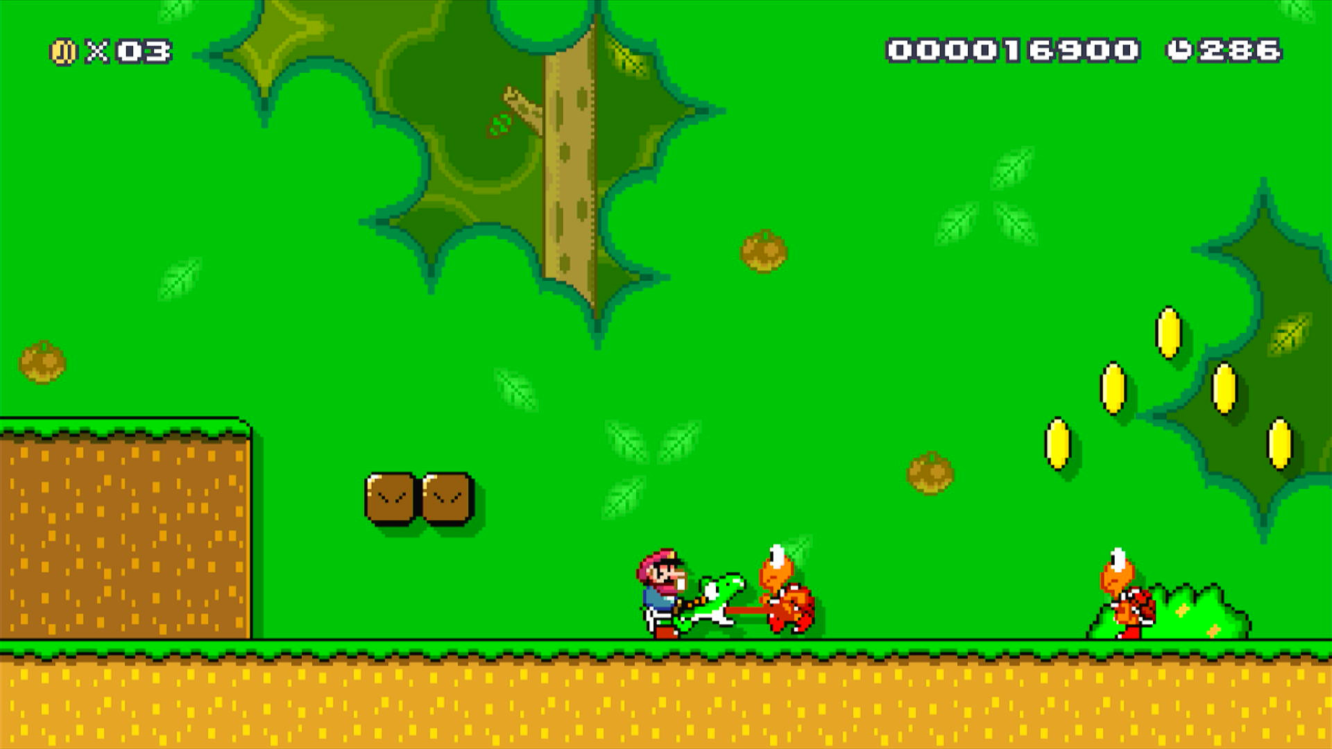 SMW Forest BG Mod for Super Mario Maker | SMM Mods