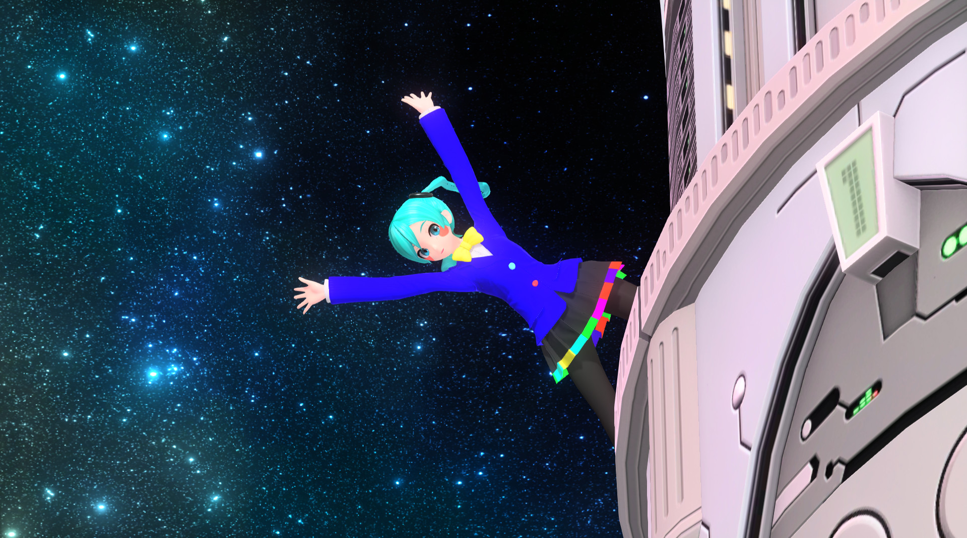 Static Miku Module Mod for Hatsune Miku: Project DIVA Mega Mix+ | PDMegaMix+ Mods