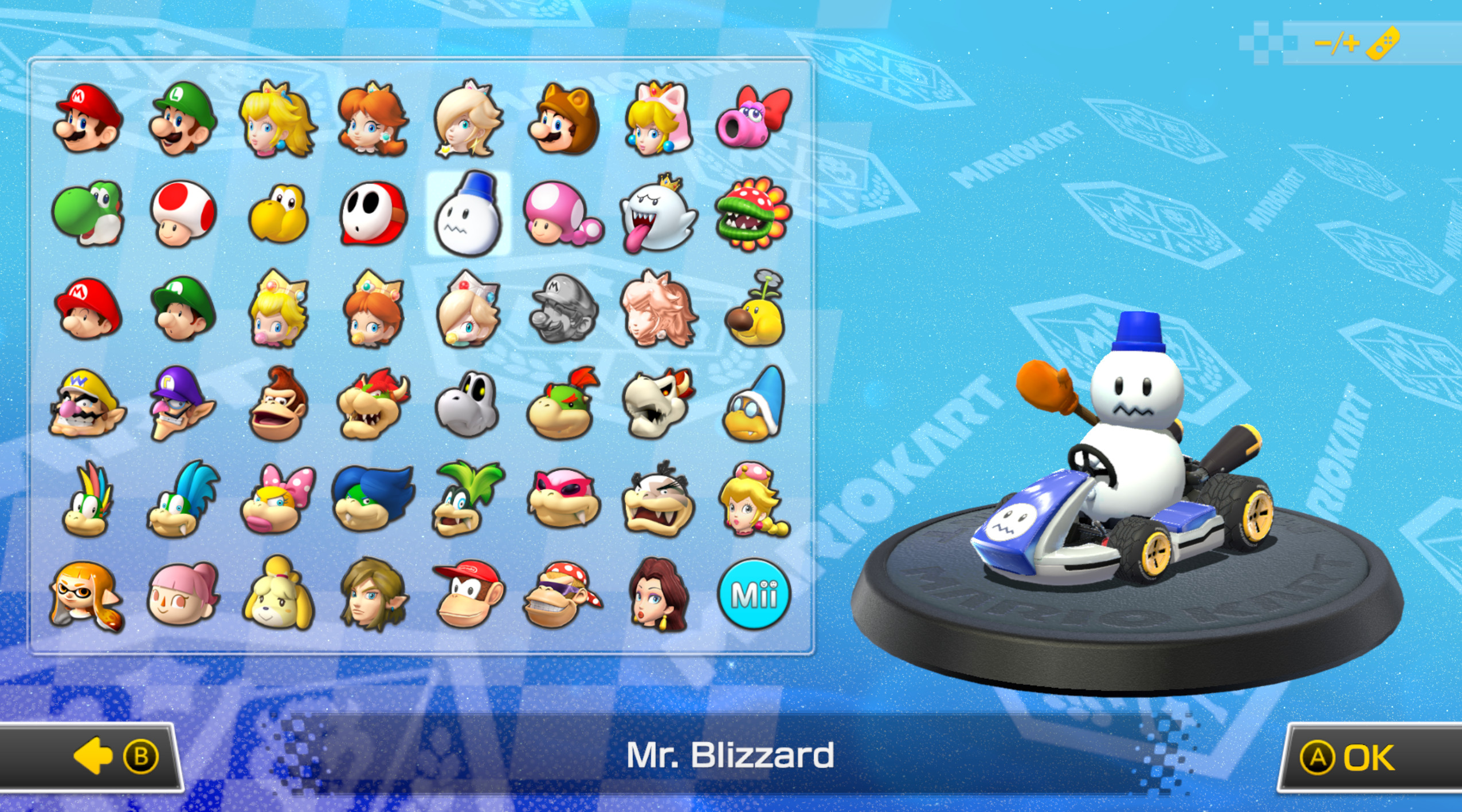 Mr. Blizzard Mod for Mario Kart 8 Deluxe | MK8D Mods