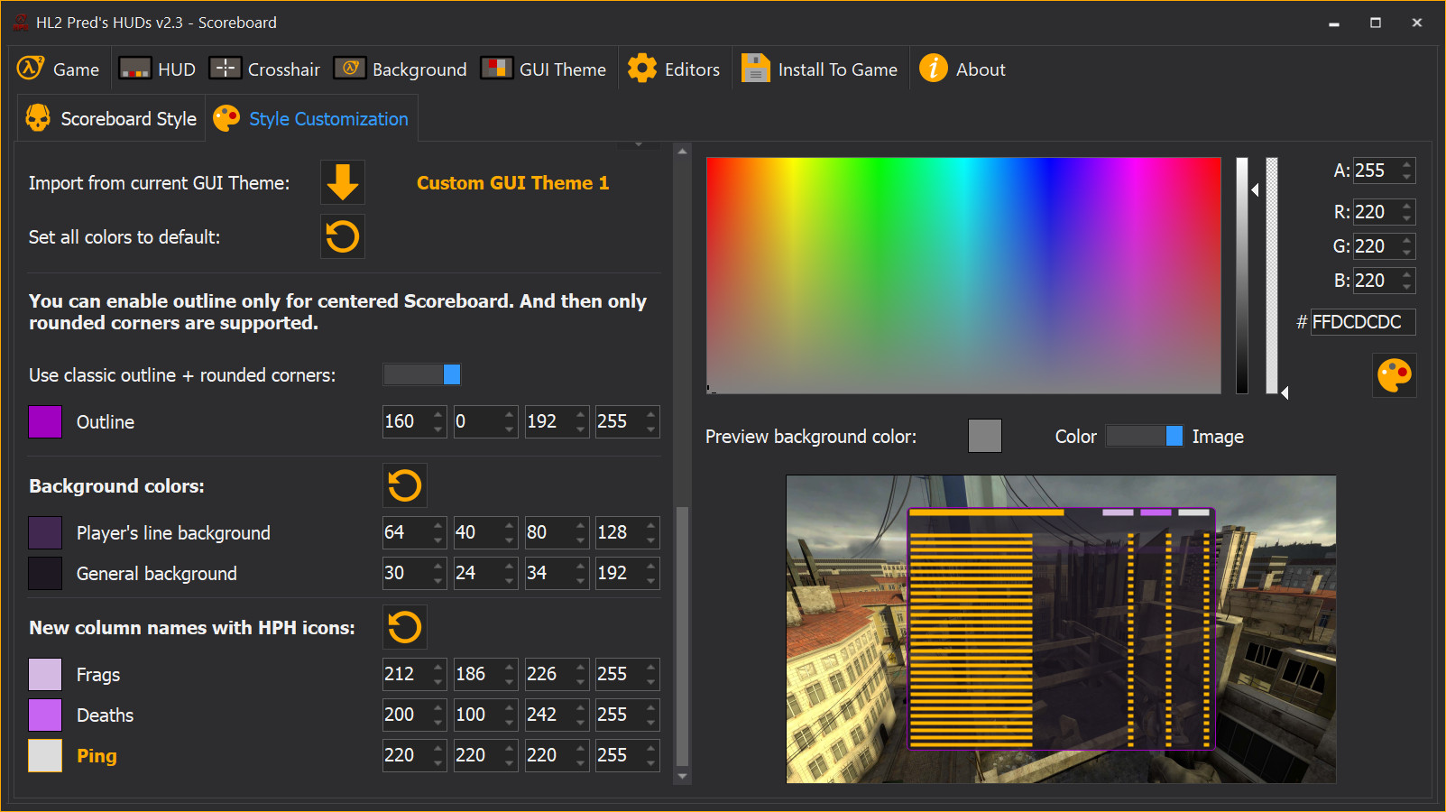 HL2 Pred's HUDs Mod for Half-Life 2 | HL2 Mods