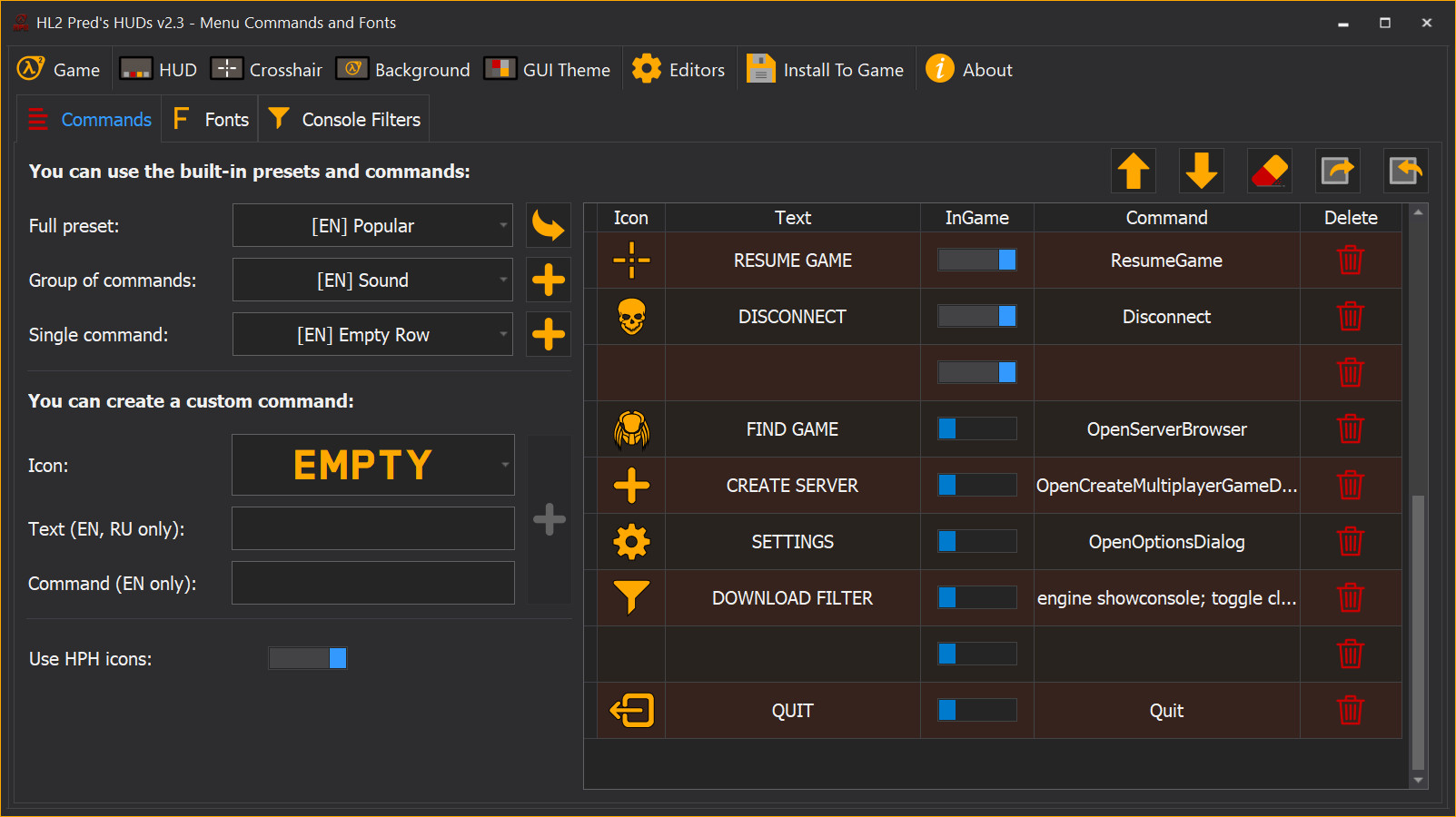 HL2 Pred's HUDs Mod for Half-Life 2 | HL2 Mods