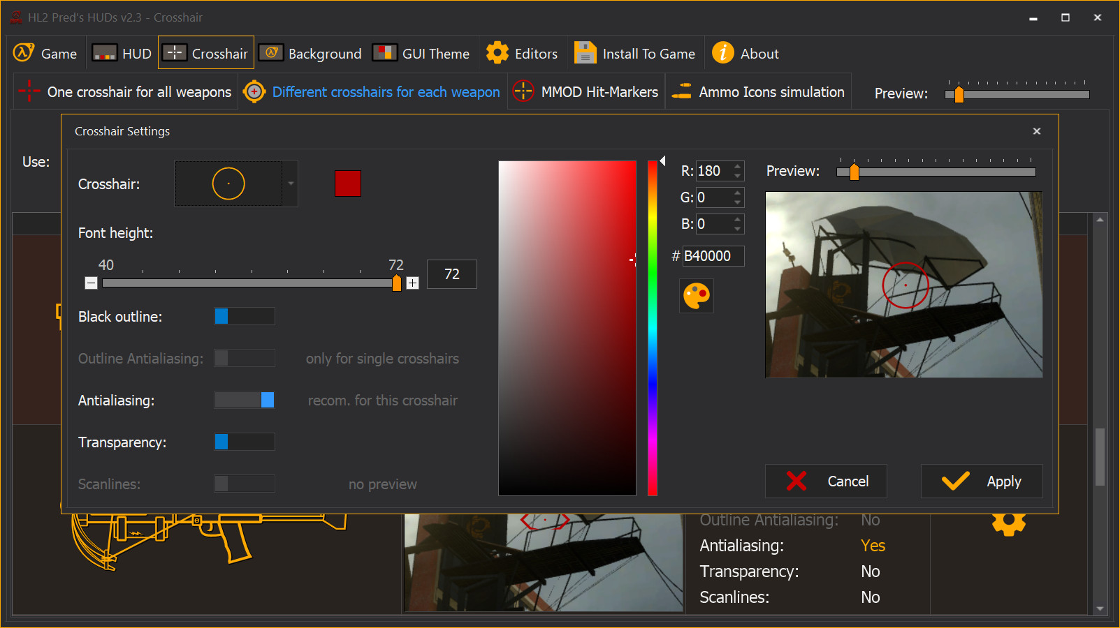 HL2 Pred's HUDs Mod for Half-Life 2 | HL2 Mods