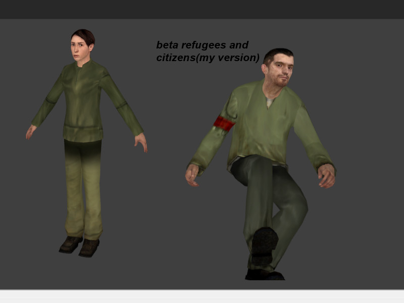 beta refugees and citizens(my version) Mod for Half-Life 2 | HL2 Mods