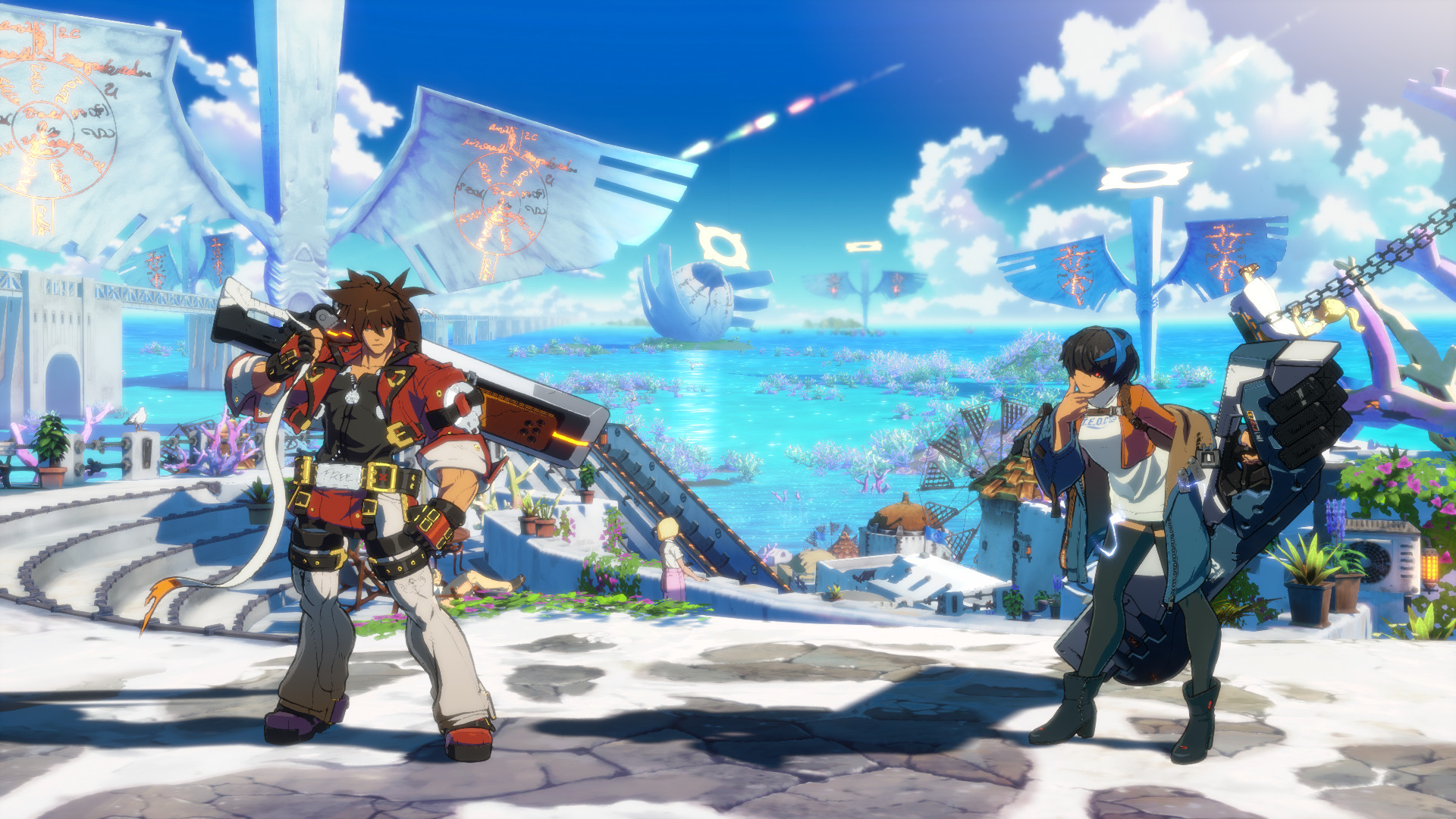 Unika with Sol's skin tone Mod for GUILTY GEAR -STRIVE- | GGST Mods