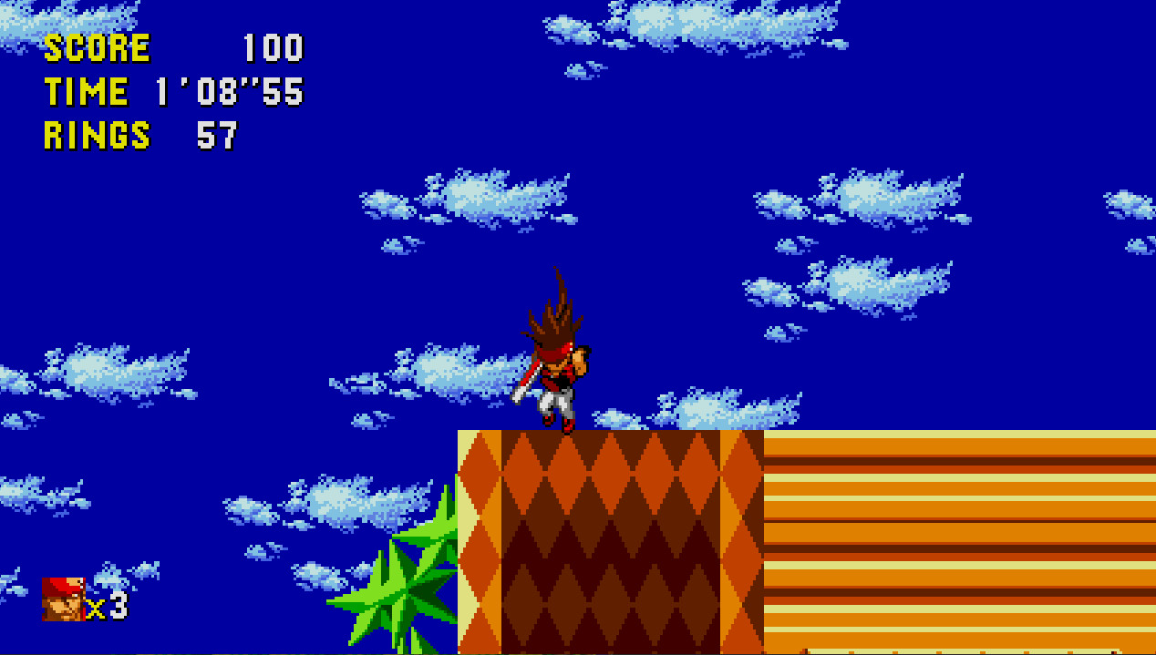 Sol Badguy in Sonic CD Mod for Sonic CD (2011) | SCD Mods