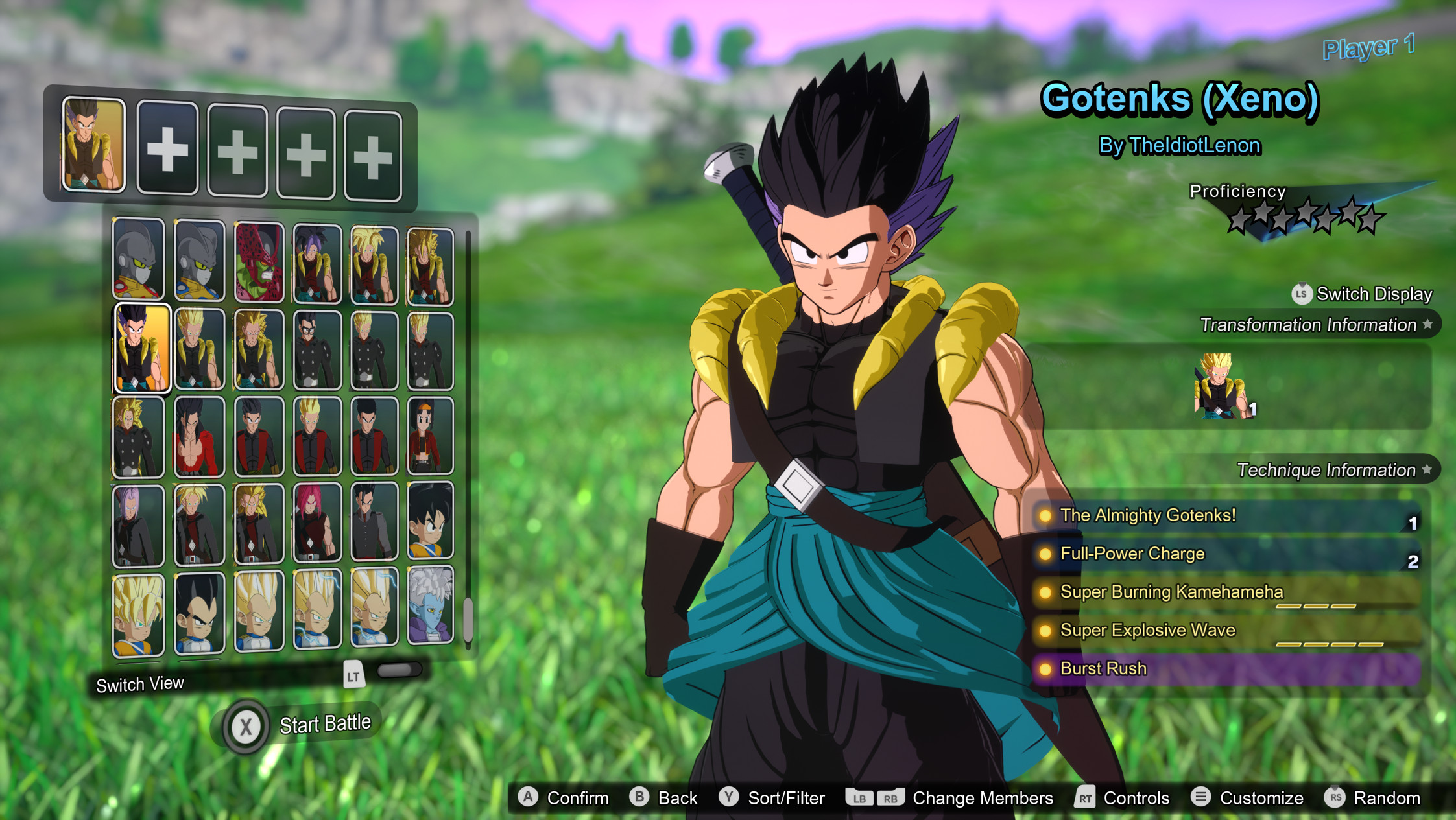 Lenon's SDBH Bundle Vol. 3: Xeno Fusions Mod for Dragon Ball: Sparking! ZERO | DBSZ Mods