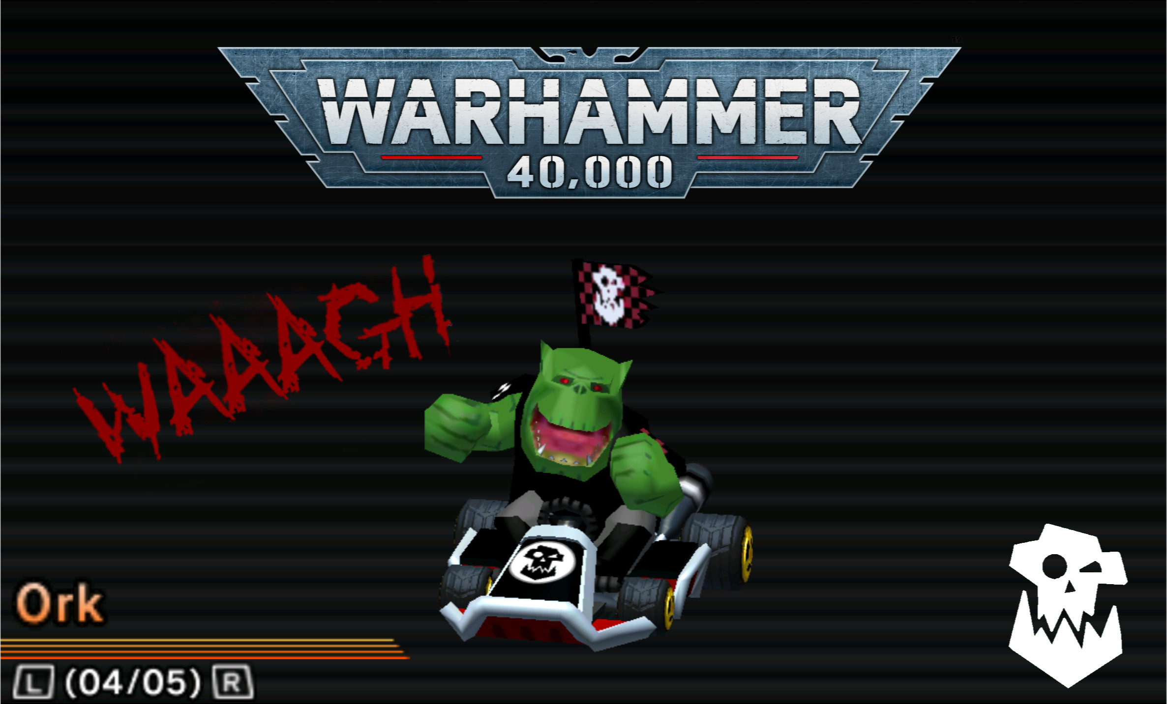 Warhammer 40k Ork Mod for Mario Kart 7 | MK7 Mods