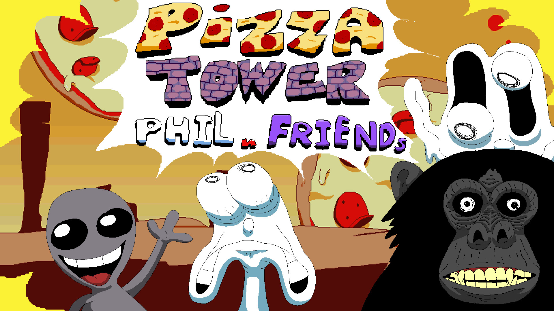 Pizza Tower Phil n Friends Mod for Pizza Tower | PT Mods