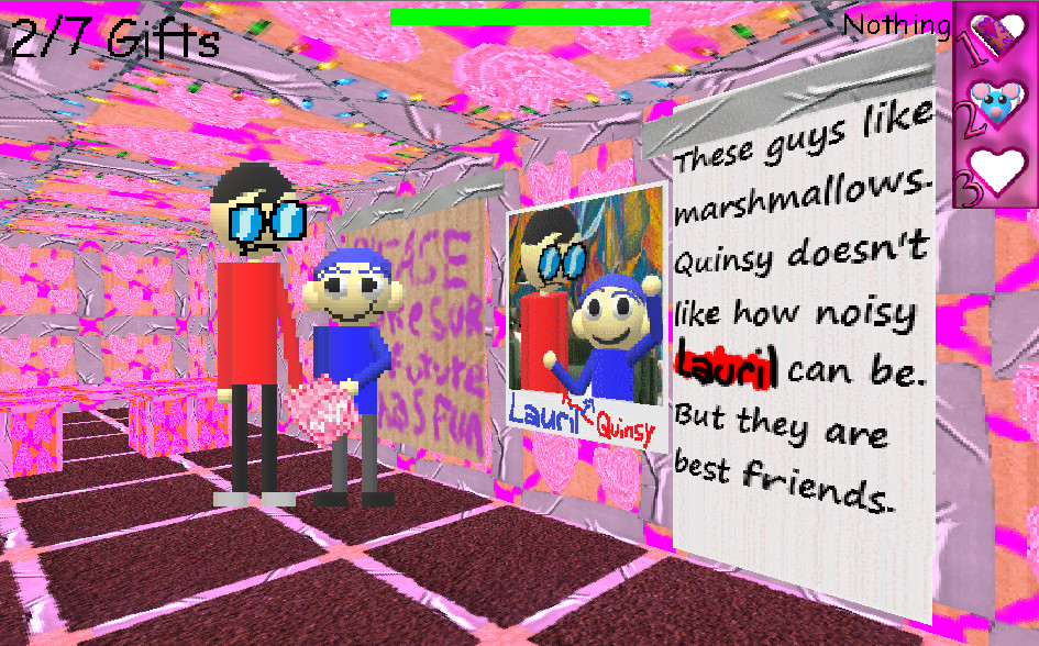 Luv's super gift Mod for Baldi's Basics | Baldi Mods