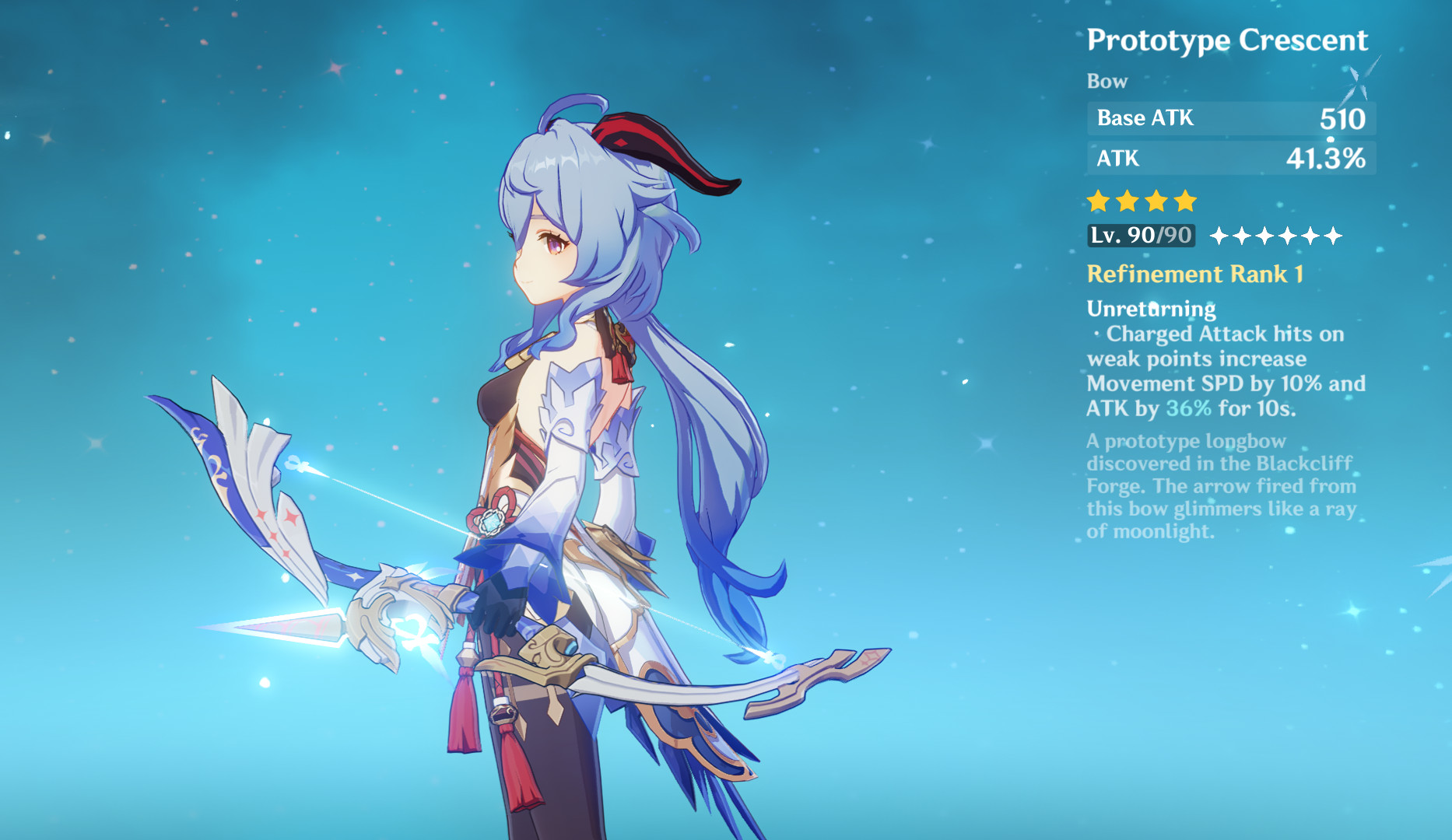 Amos' Bow for Ganyu (accurate horn) Mod for Genshin Impact | GI Mods