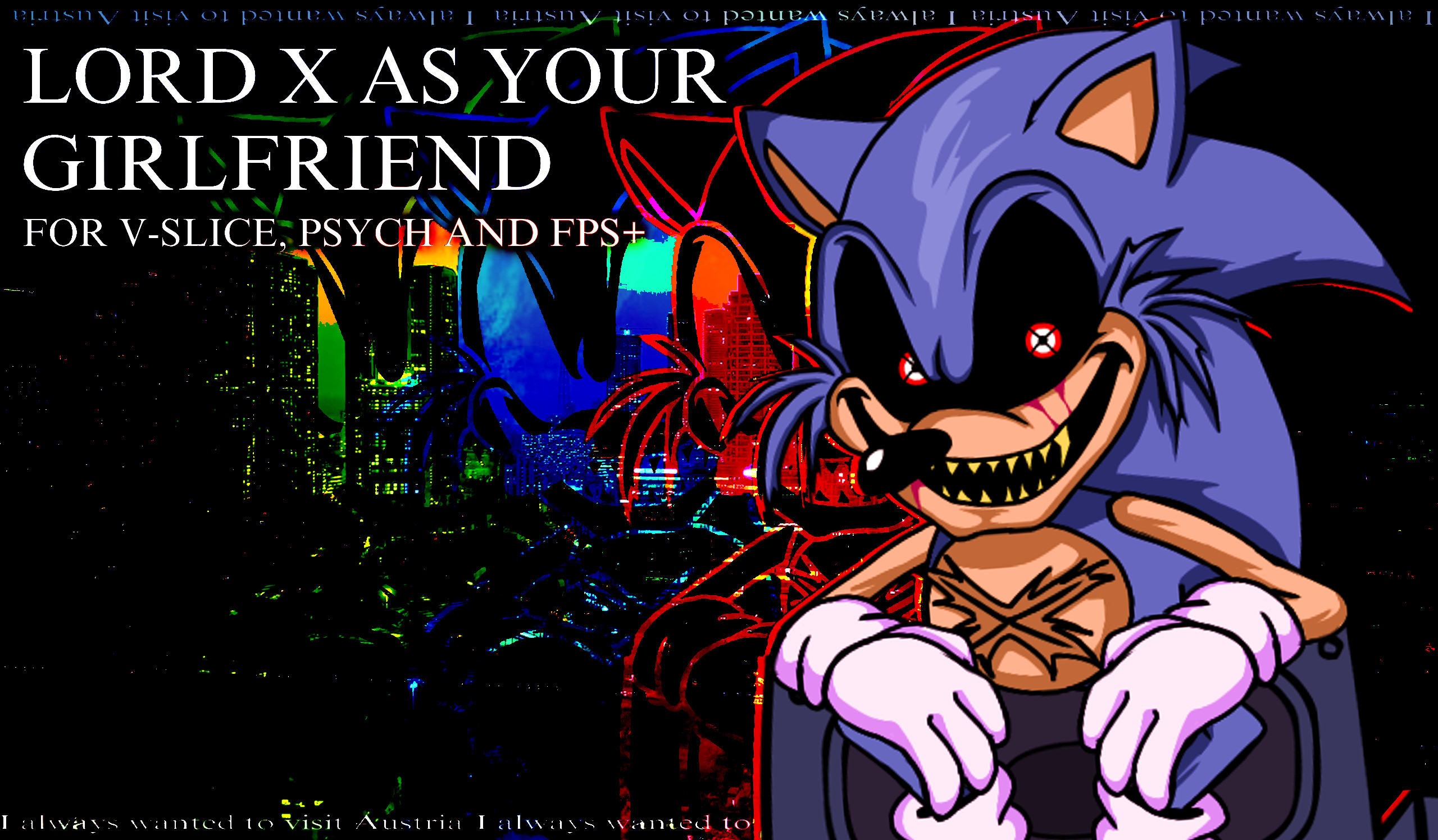 Execution Lord X as your Girlfriend Mod for Friday Night Funkin' | FNF Mods