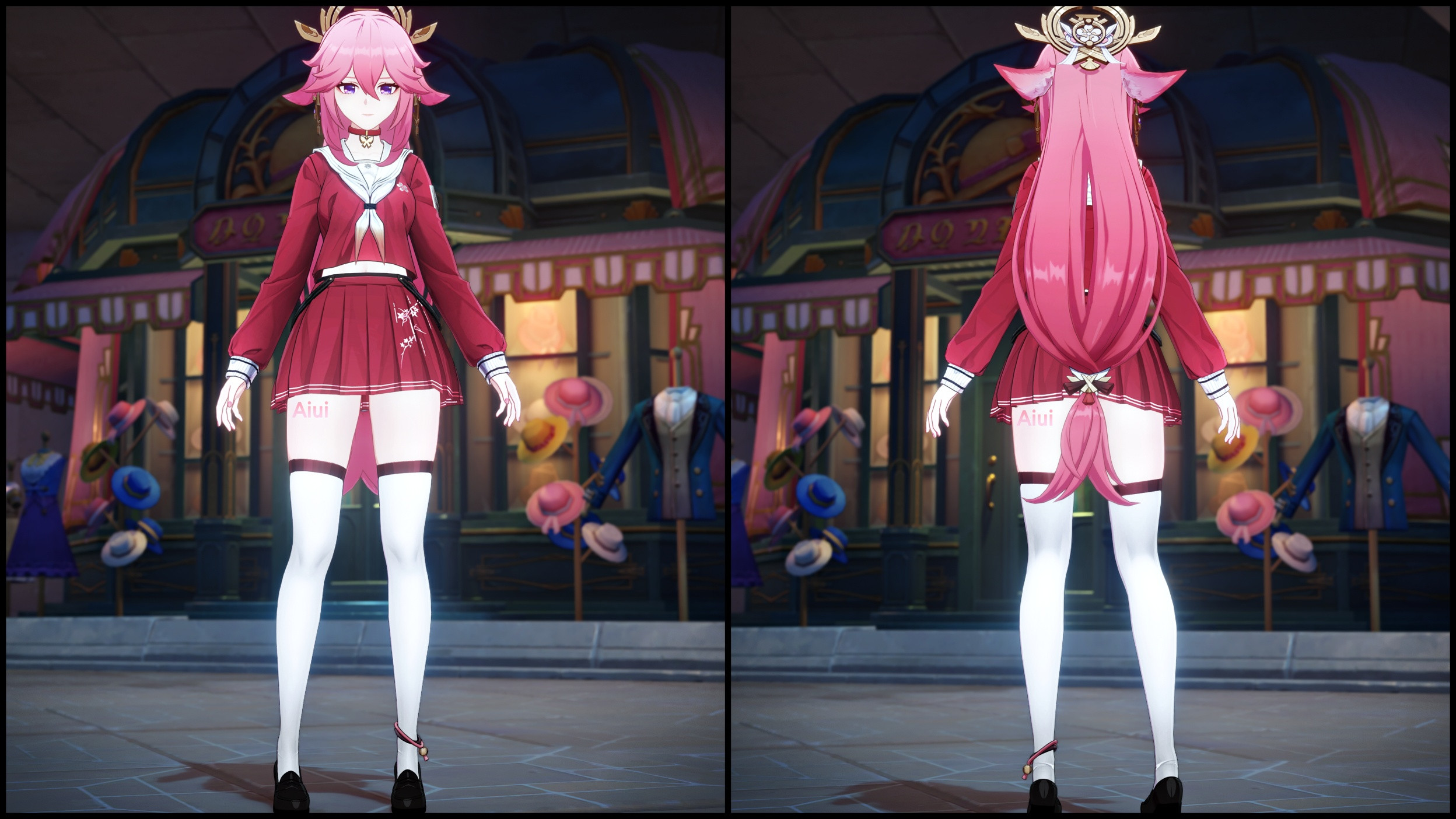 Yae Inazuma JK Mod Mod for Genshin Impact | GI Mods