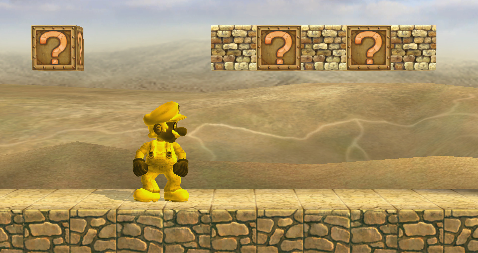 Golden Sigma Mario Mod for Super Smash Bros. Brawl | Brawl Mods