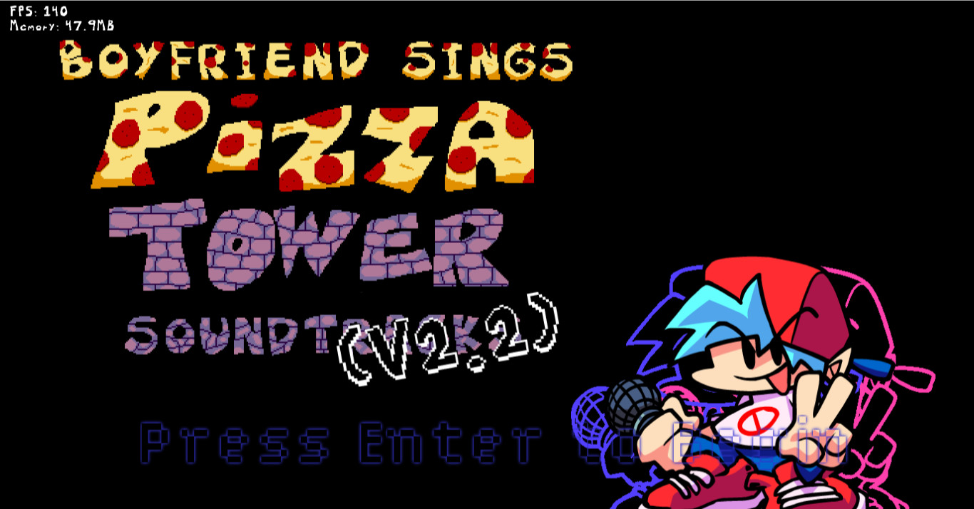 Boyfriend Sings Pizza Tower SoundTracks (V2.2) Mod for Friday Night ...
