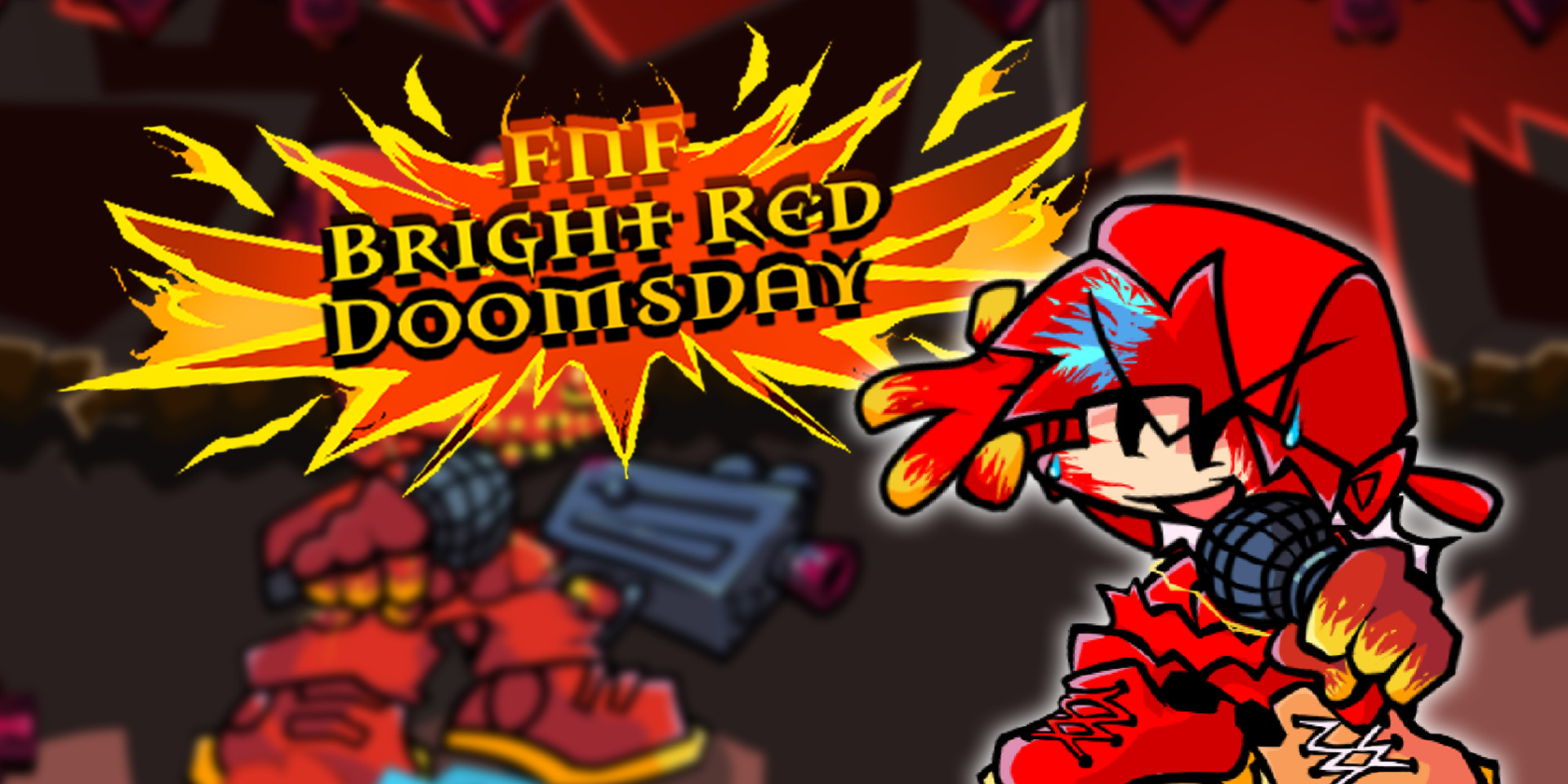 [SENSITIVE CONTENT] Funkin' Corruption: Bright Red Doomsday Mod for Friday Night Funkin' | FNF Mods