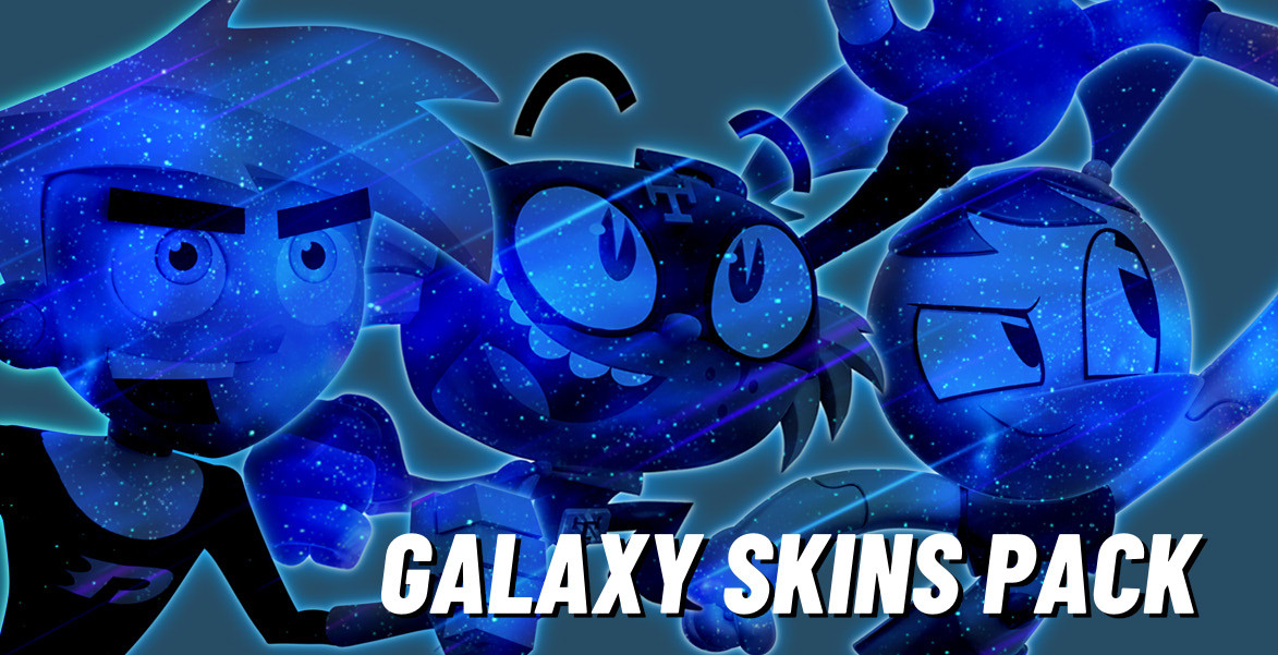 Galaxy Skins Pack #1 Mod for Nickelodeon All-Star Brawl 2 | NASB2 Mods