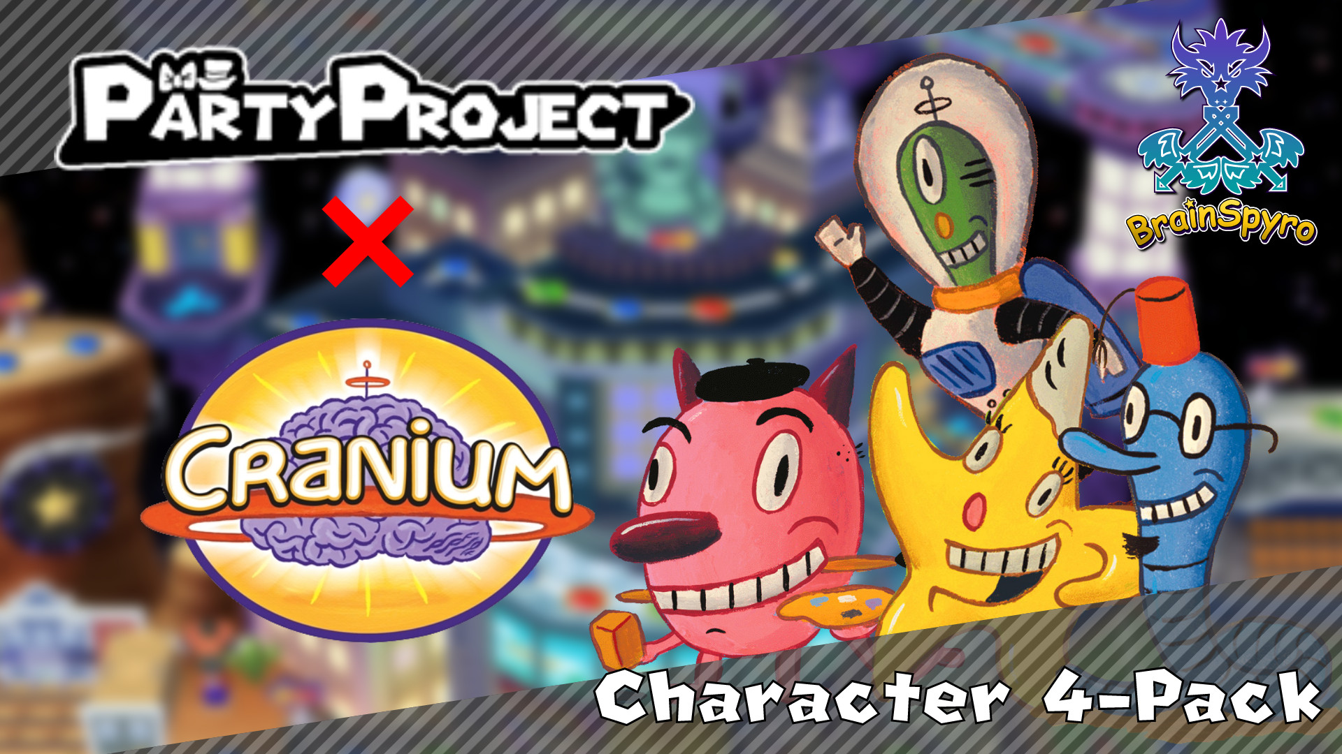 Cranium Characters (4-Pack) Mod for Party Project | PProject Mods