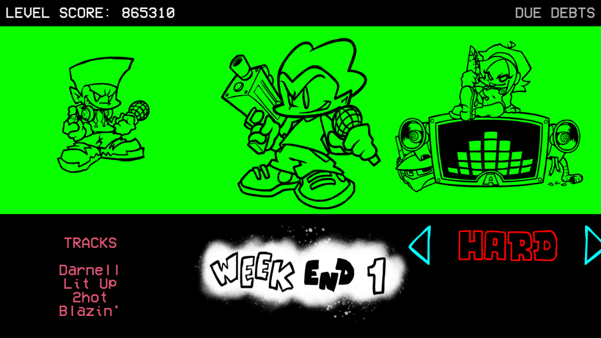 Green Darnell over Darnell Mod for Friday Night Funkin' | FNF Mods