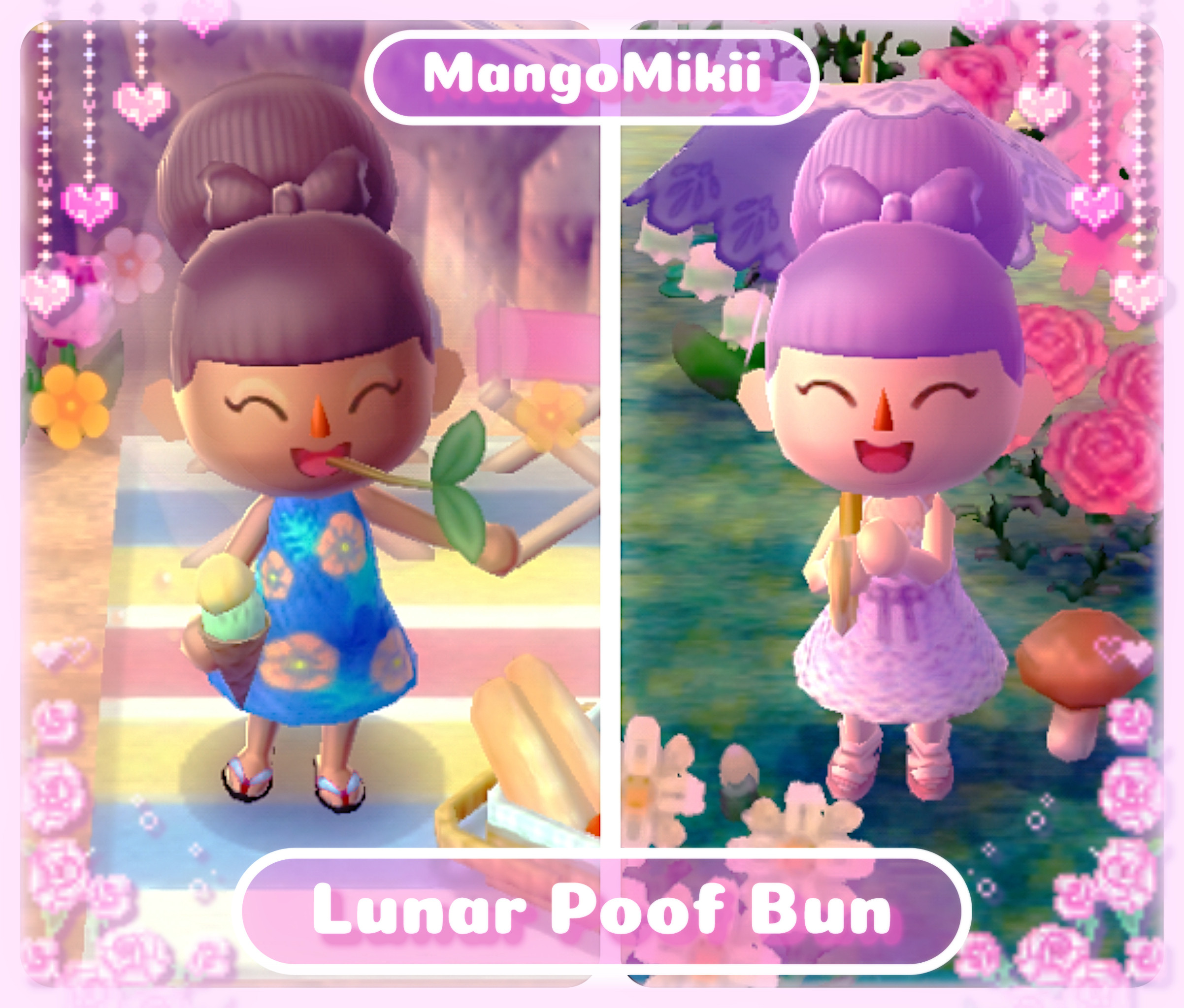 Lunar Poof Bun ˖° Mod for Animal Crossing: New Leaf | AC:NL Mods