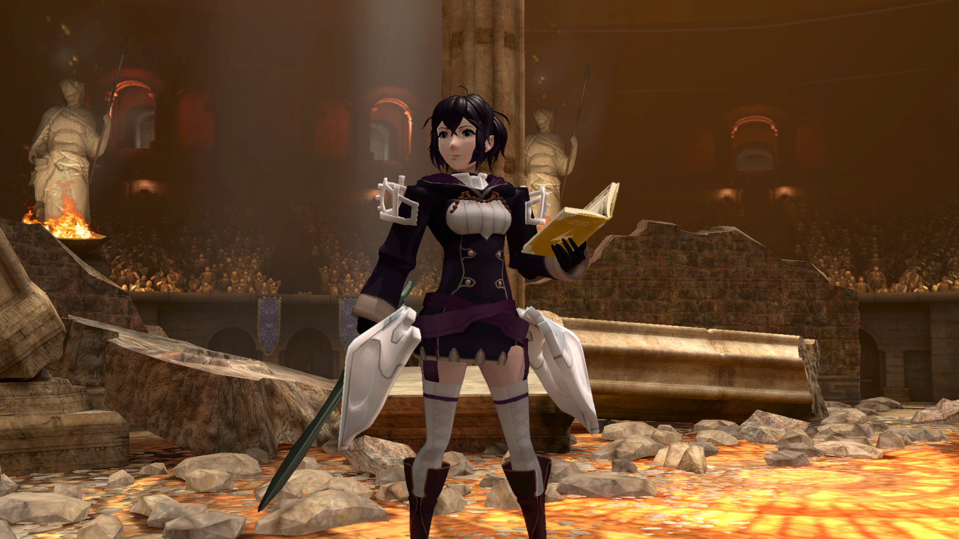 Female Morgan (Fire Emblem Awakening) over Robin Mod for Super Smash ...