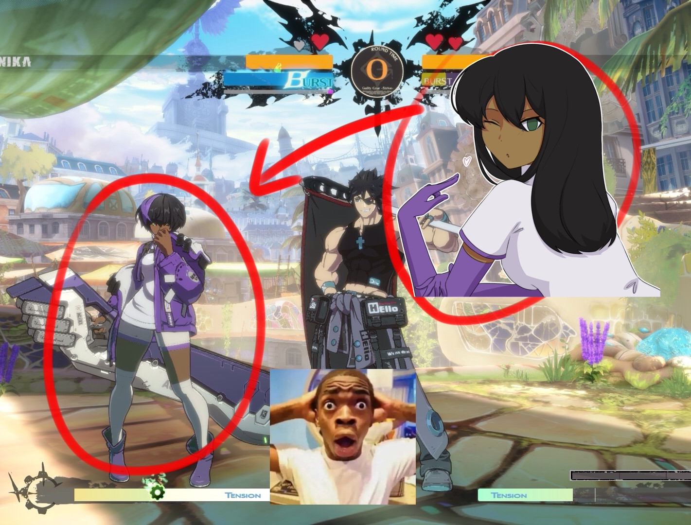 Amulet (OC) recolour for Unika Mod for GUILTY GEAR -STRIVE- | GGST Mods