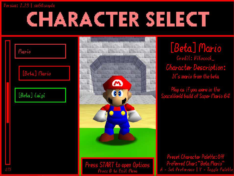 [CS] Beta Mario & Luigi Mod for Super Mario 64 Co-op (EX & DX ...