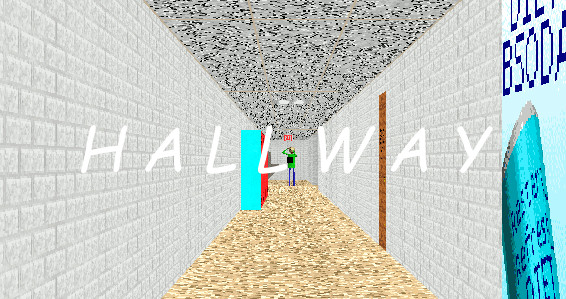HALLWAY Mod for Baldi's Basics | Baldi Mods