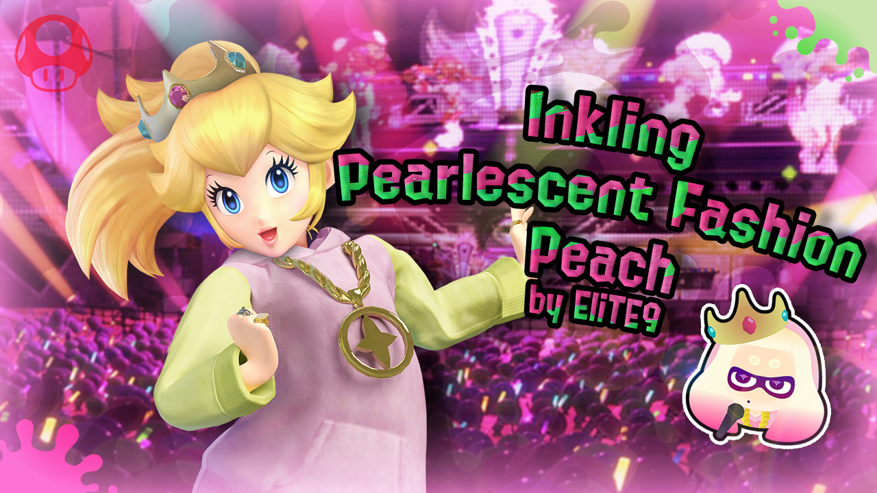 Inkling Pearlescent Fashion Peach Mod for Super Smash Bros. Ultimate ...