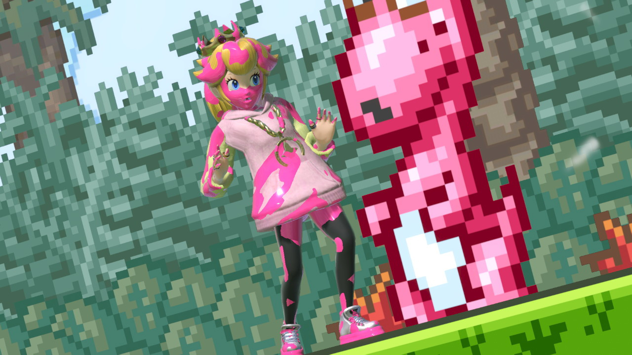 Inkling Pearlescent Fashion Peach Mod for Super Smash Bros. Ultimate ...