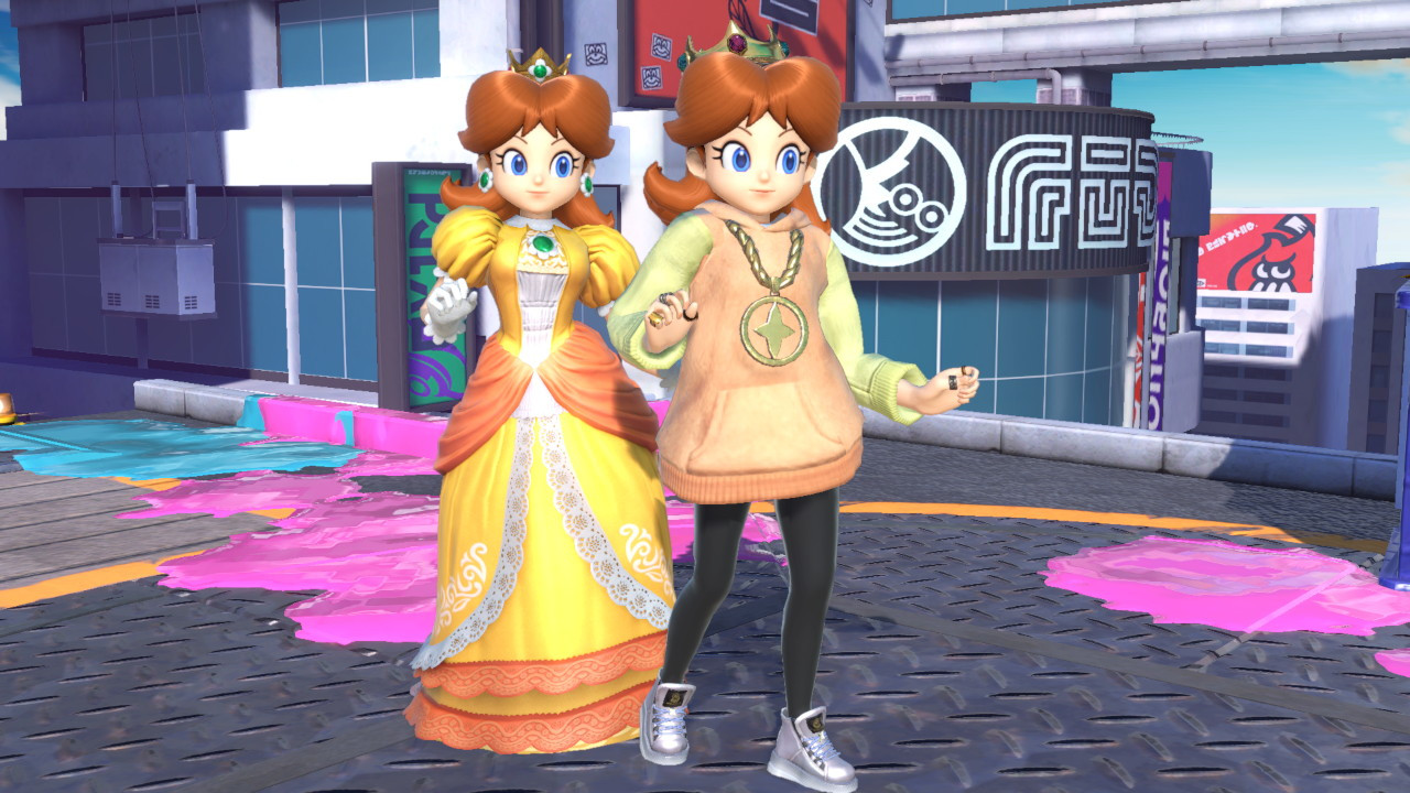 Inkling Pearlescent Fashion Daisy Mod for Super Smash Bros. Ultimate ...