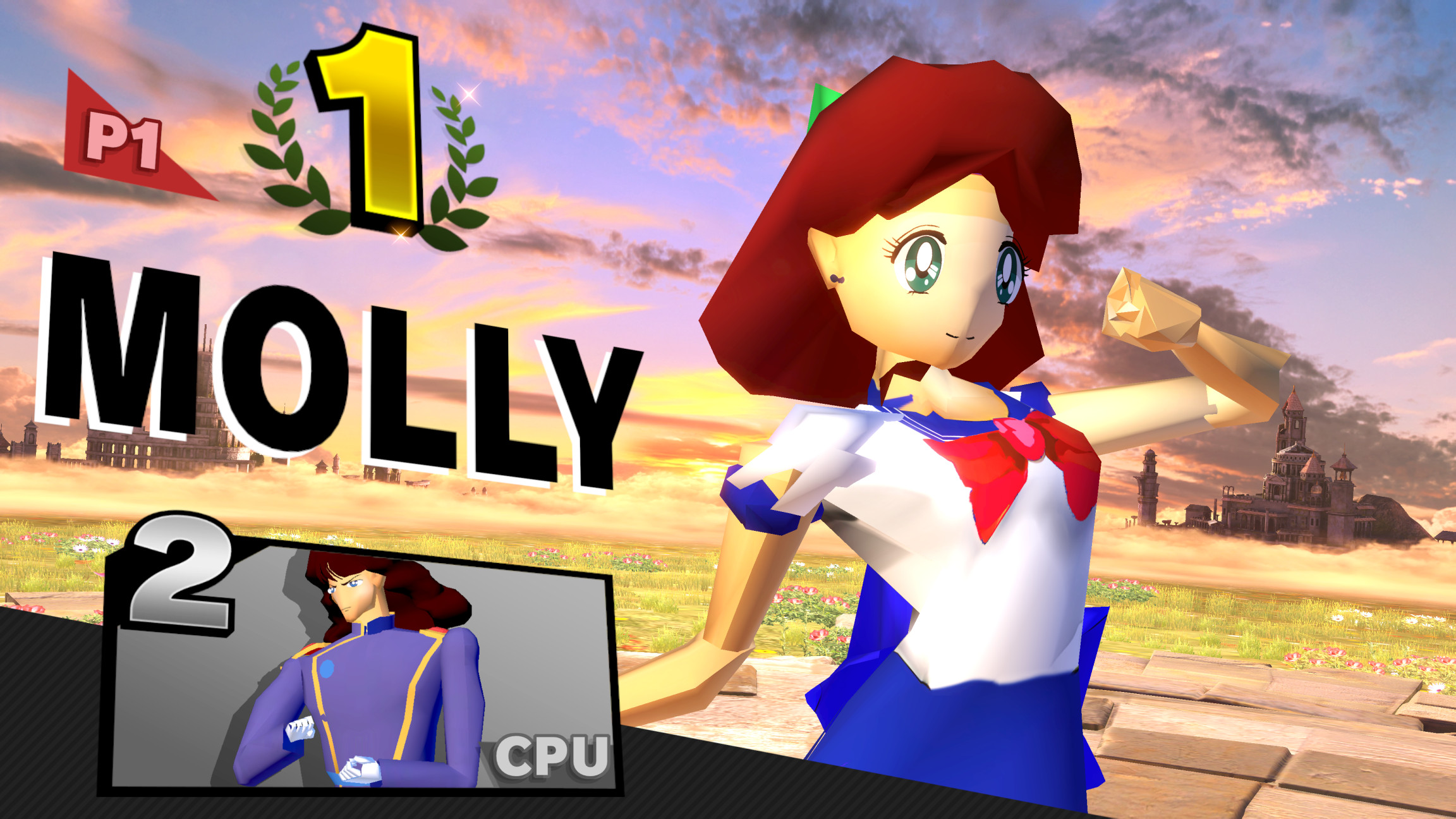 Molly over Daisy (Sailor Moon) Mod for Super Smash Bros. Ultimate ...