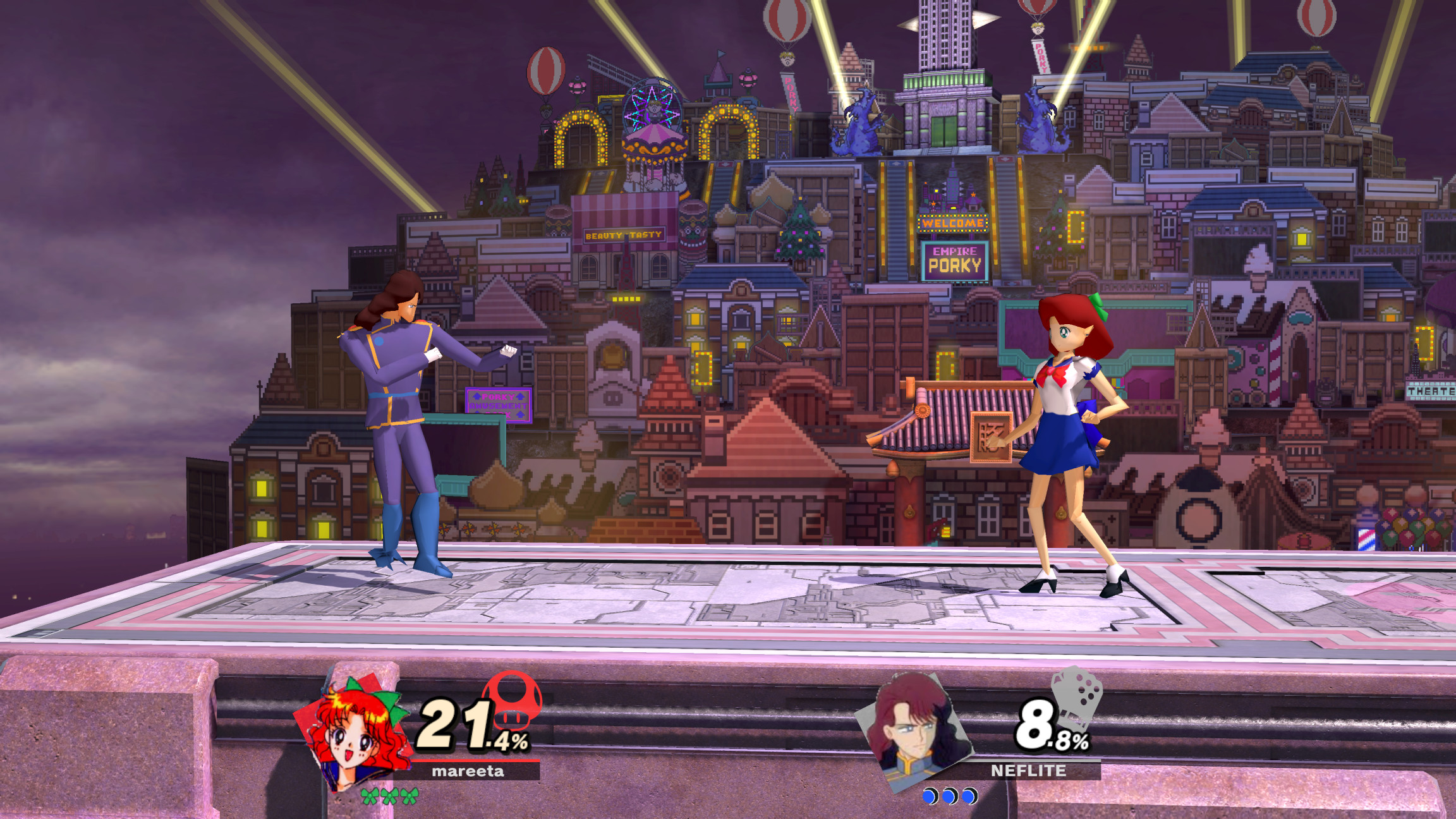 Molly over Daisy (Sailor Moon) Mod for Super Smash Bros. Ultimate ...