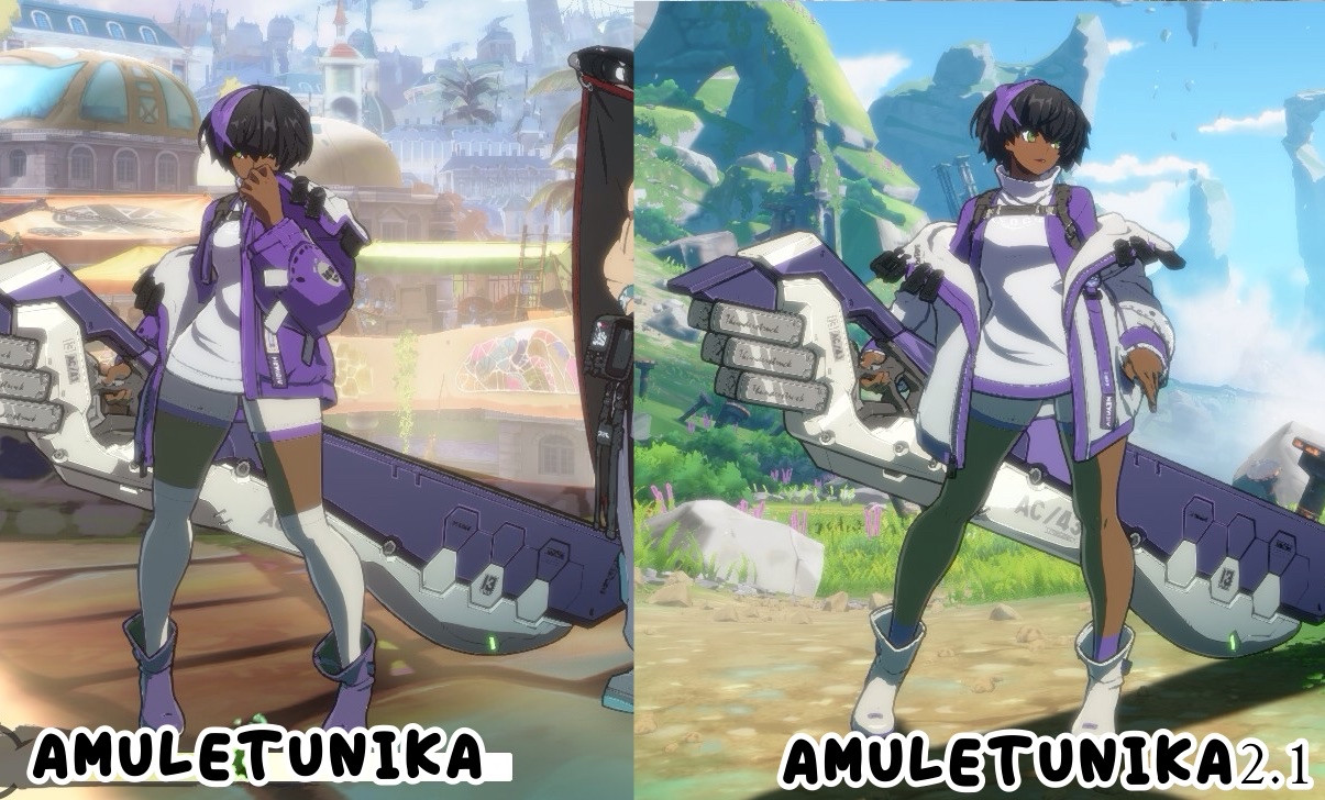 Amulet (OC) recolour for Unika Mod for GUILTY GEAR -STRIVE- | GGST Mods