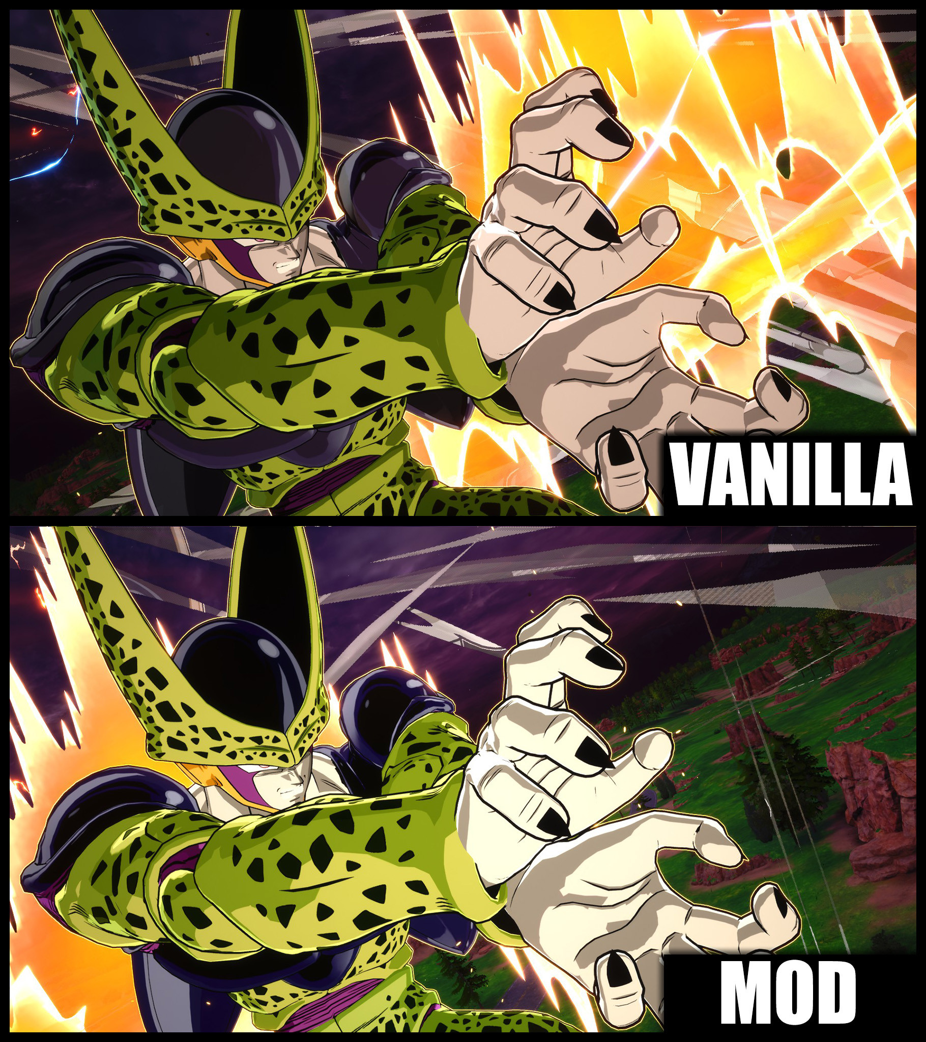 Cell - Color Corrected [Replacer] Mod for Dragon Ball: Sparking! ZERO ...