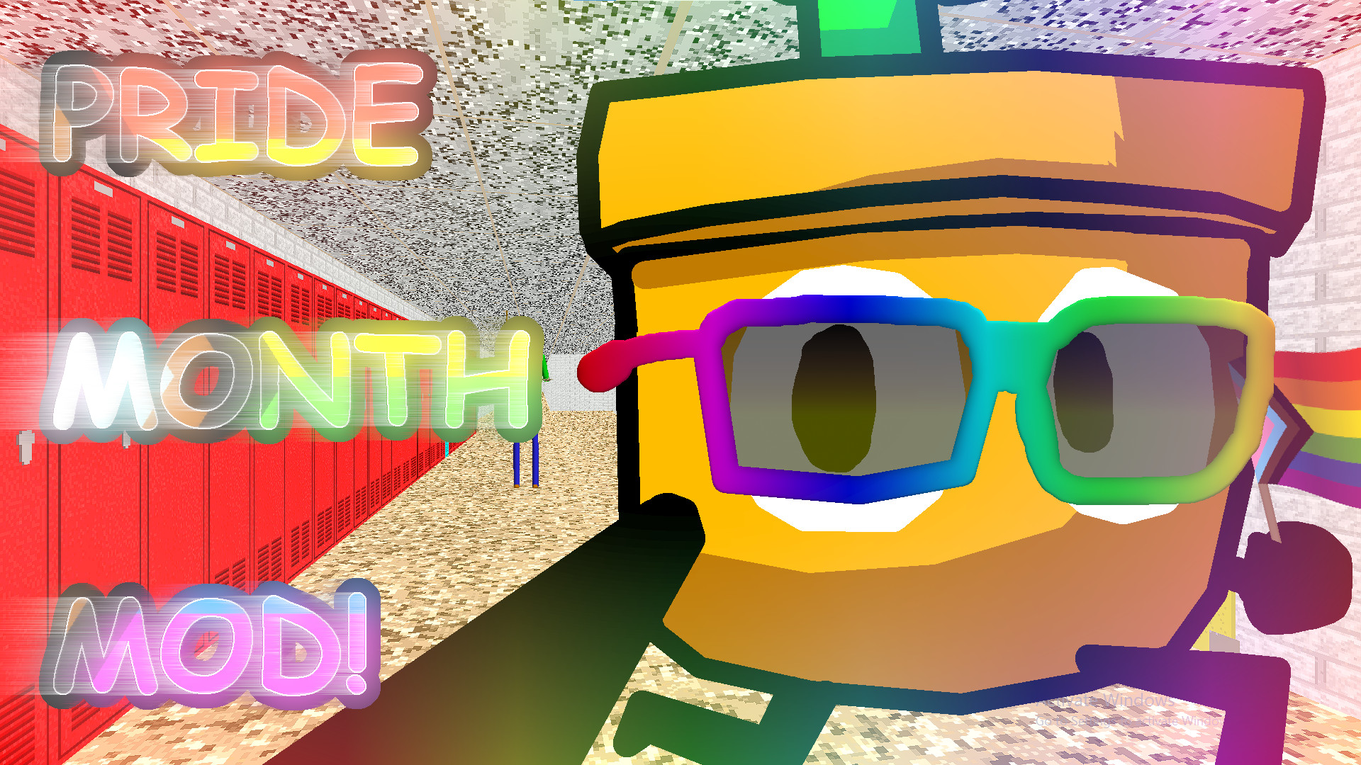 BB+ Pride Month Pack Mod for Baldi's Basics | Baldi Mods
