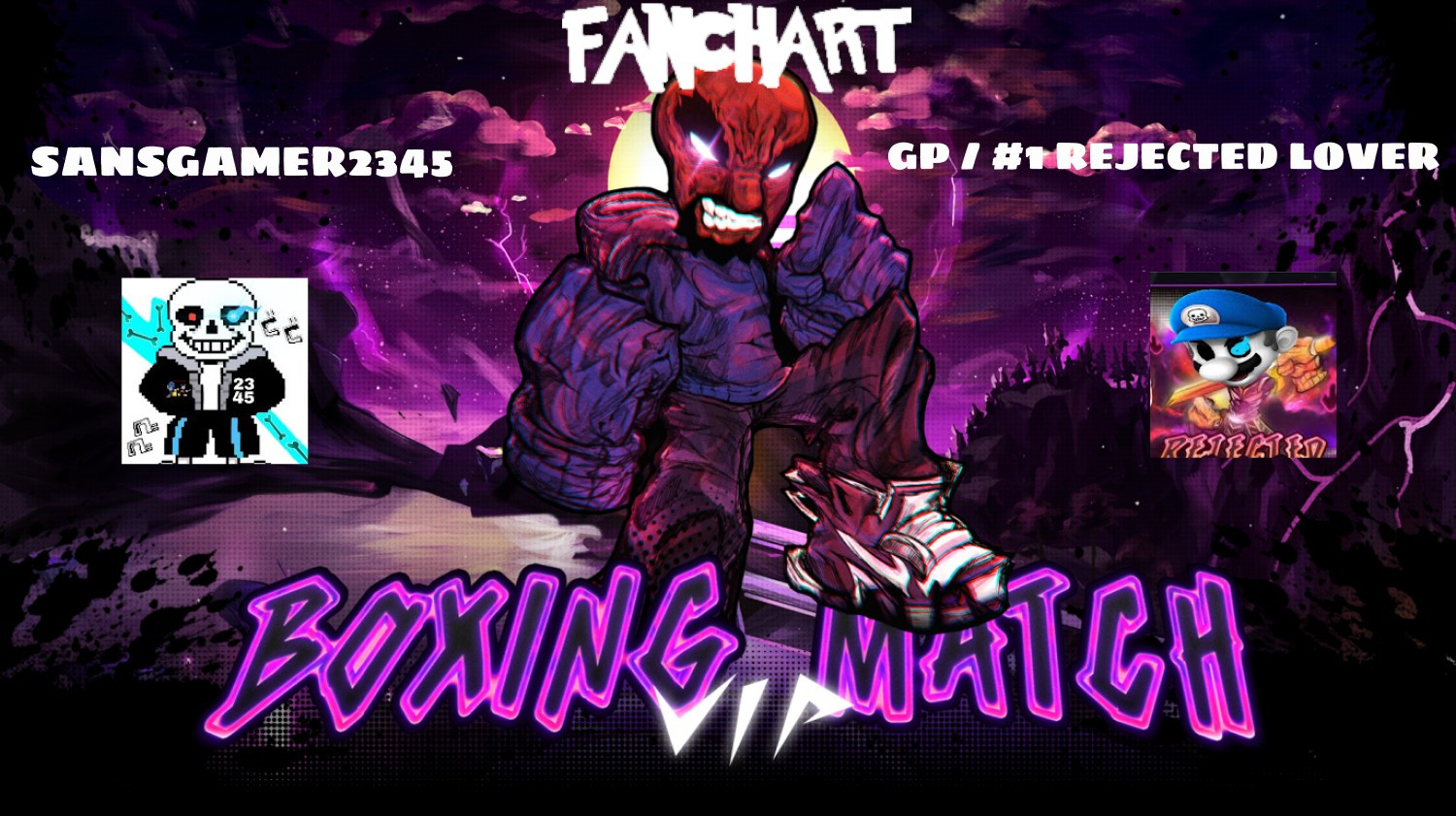 FNF VOIID CHRONICLES BOXING MATCH VIP FANCHART Mod for Friday Night ...