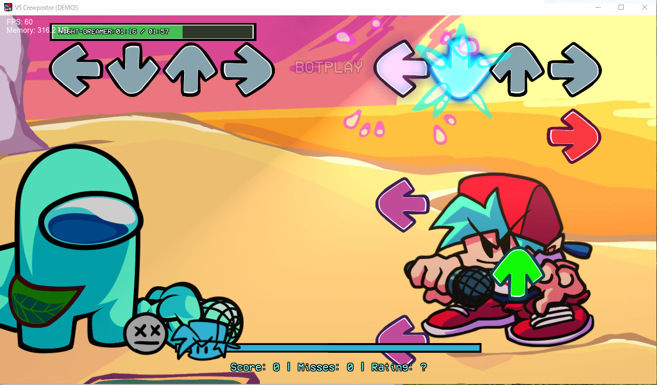 VS Crewpostor [DEMO] Mod for Friday Night Funkin' | FNF Mods