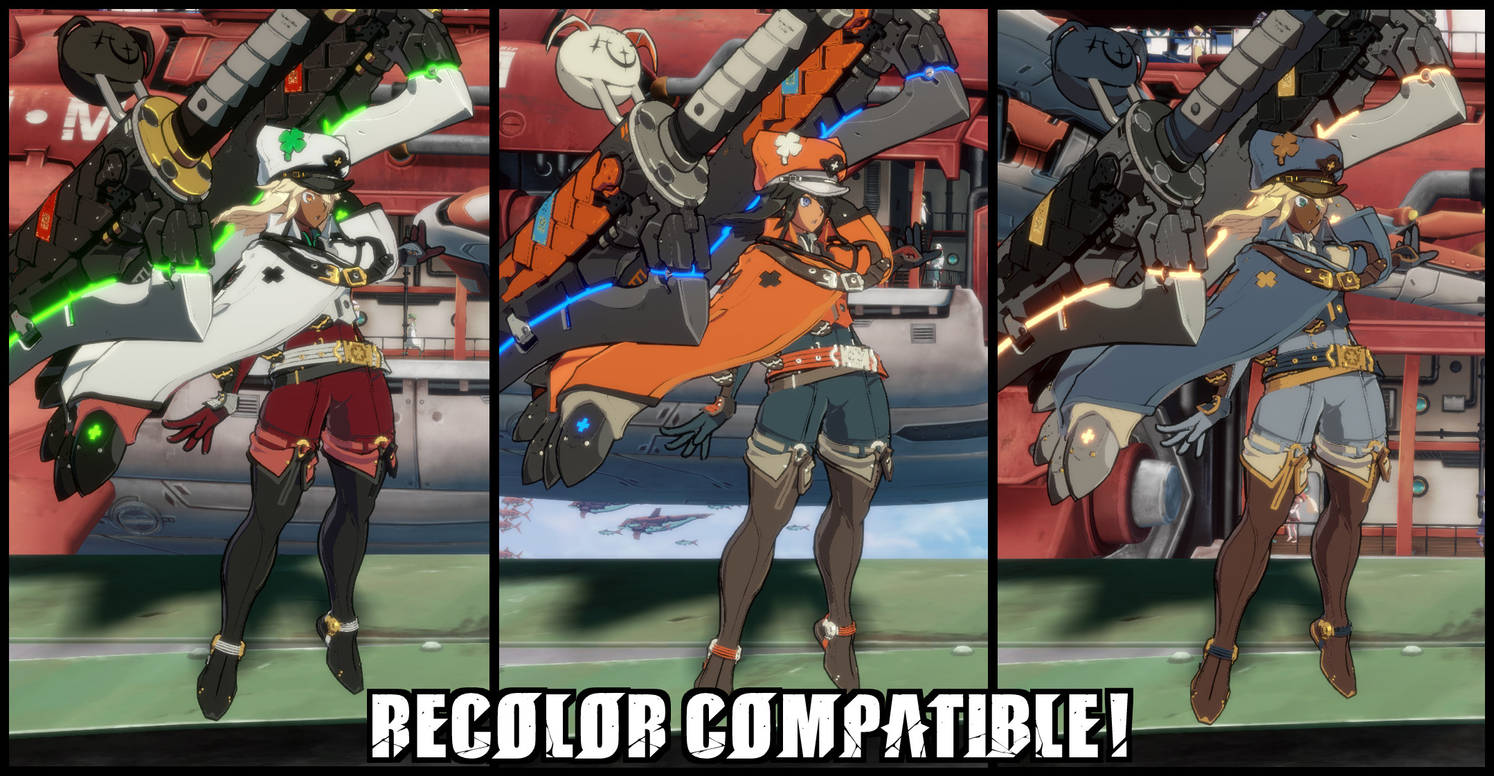 Battle Uniform Ramlethal Mod for GUILTY GEAR -STRIVE- | GGST Mods
