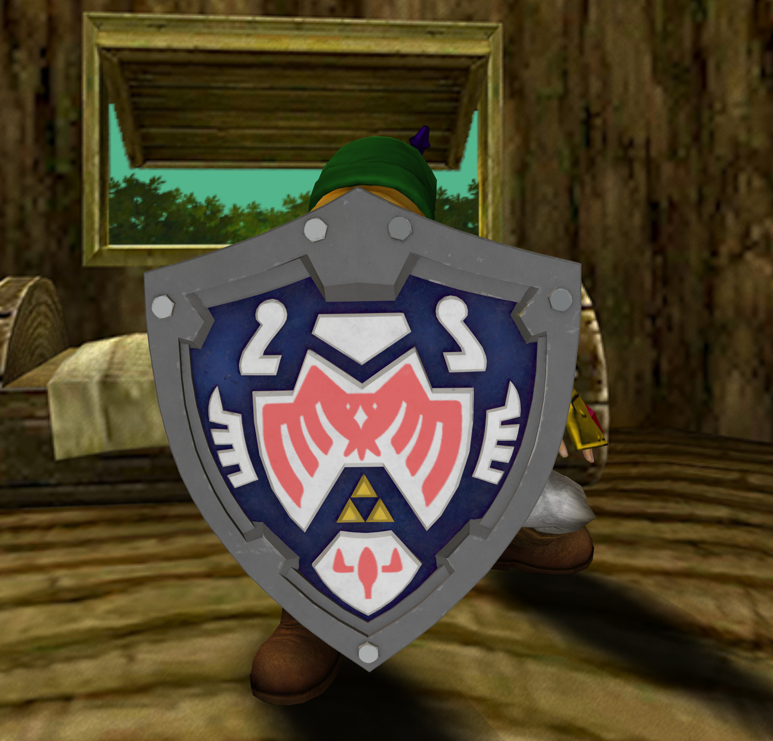 MM Hero's Shield over Hylian Shield Mod for Ship of Harkinian (Ocarina ...