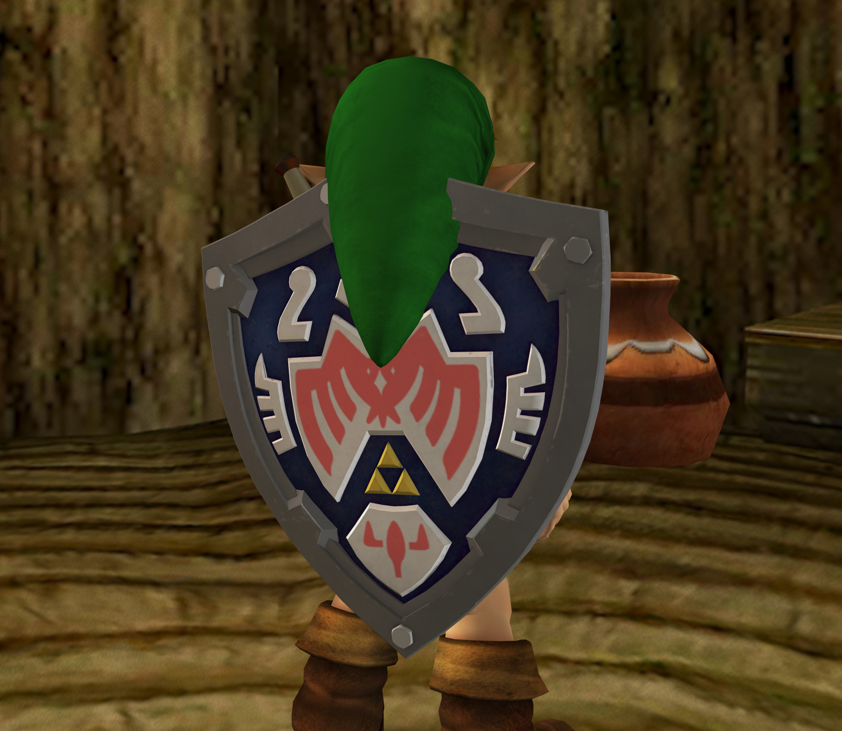 MM Hero's Shield over Hylian Shield Mod for Ship of Harkinian (Ocarina ...