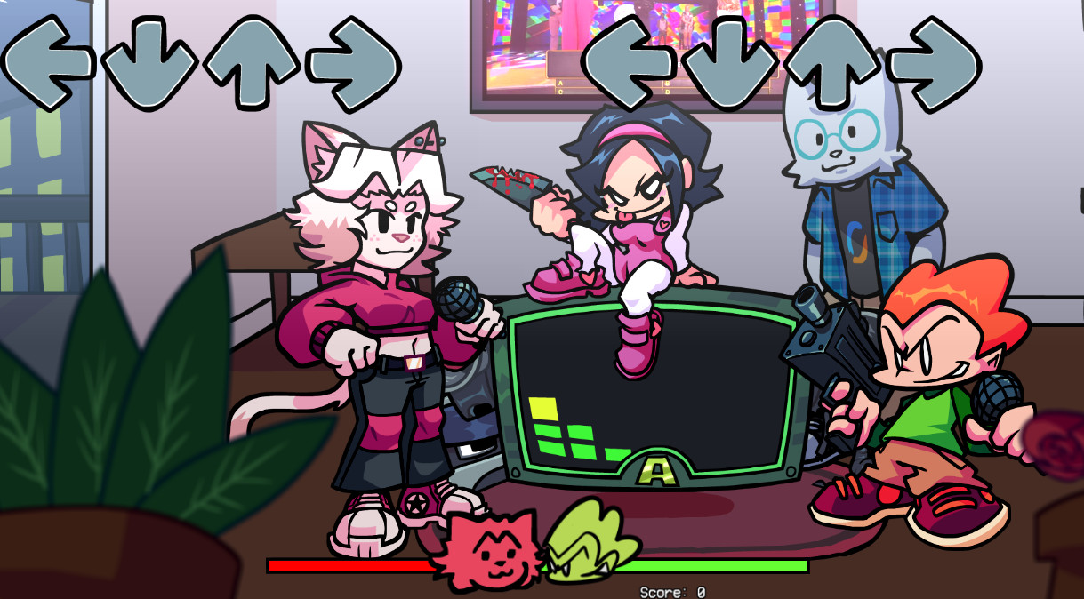 Vs Rubi (v-slice) Mod for Friday Night Funkin' | FNF Mods