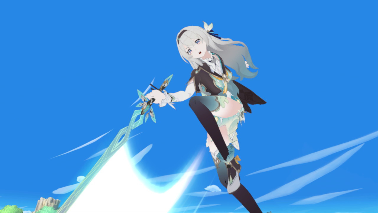 Firefly (HSR) over Roy Mod for Super Smash Bros. Ultimate | SSBU Mods