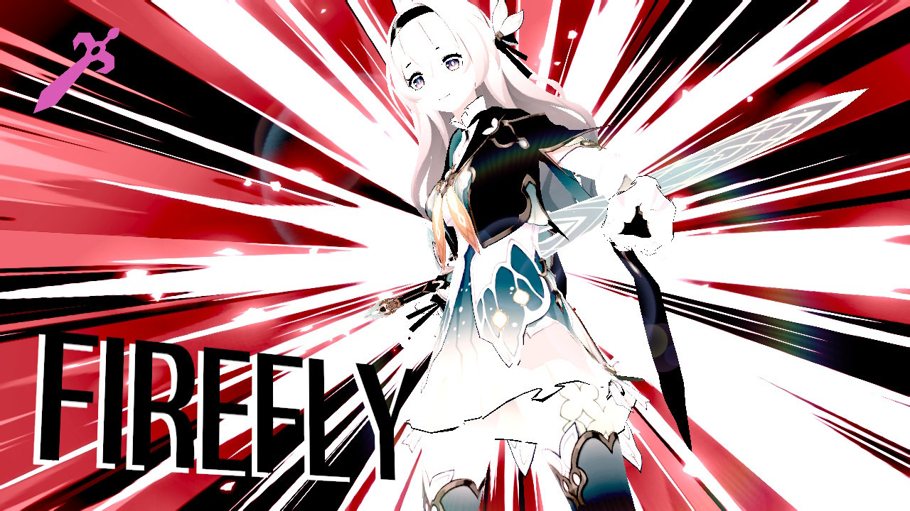 Firefly (HSR) over Roy Mod for Super Smash Bros. Ultimate | SSBU Mods