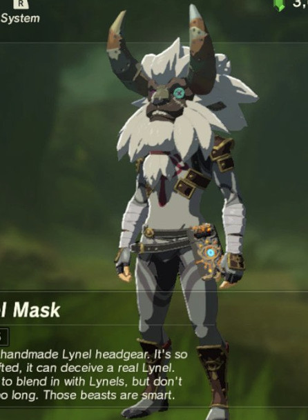 Invisible Lynel Mask (Animation only) Mod for The Legend of Zelda ...