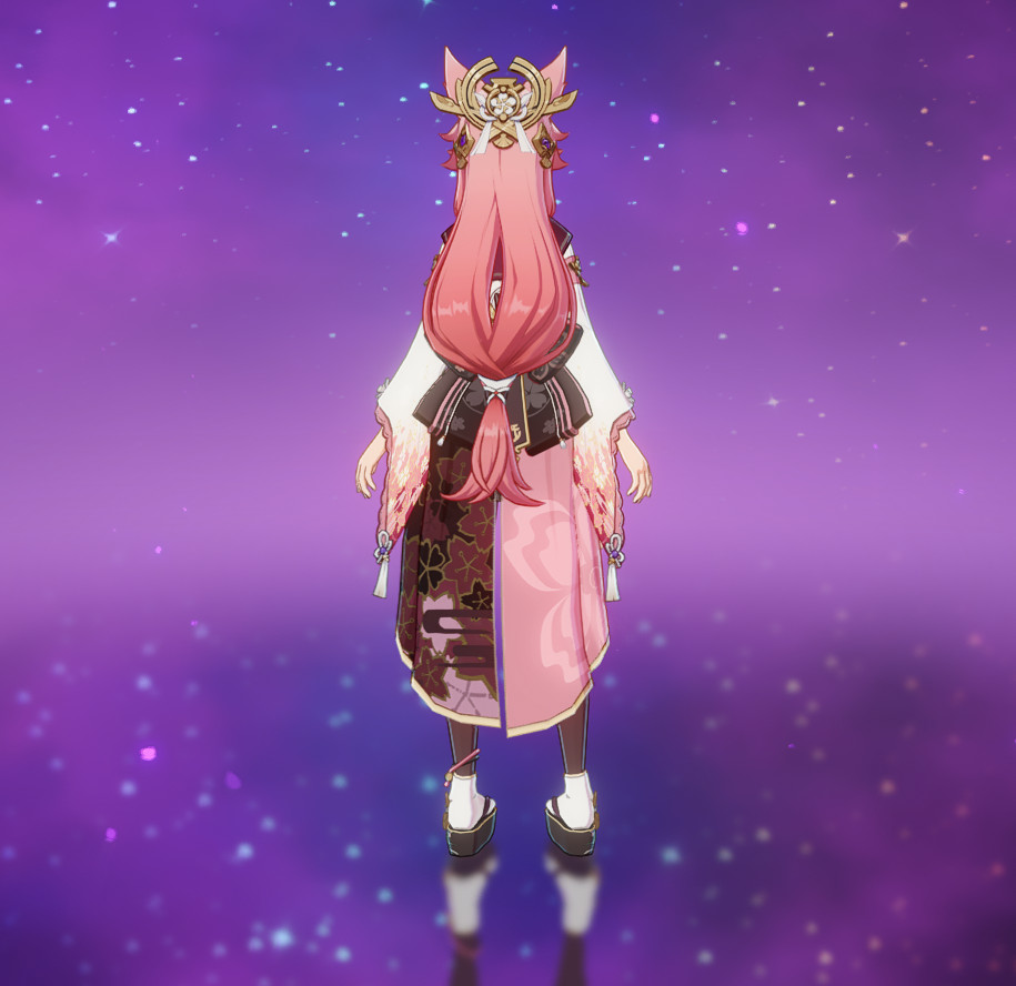 fluttering sakura yae miko Mod for Genshin Impact | GI Mods