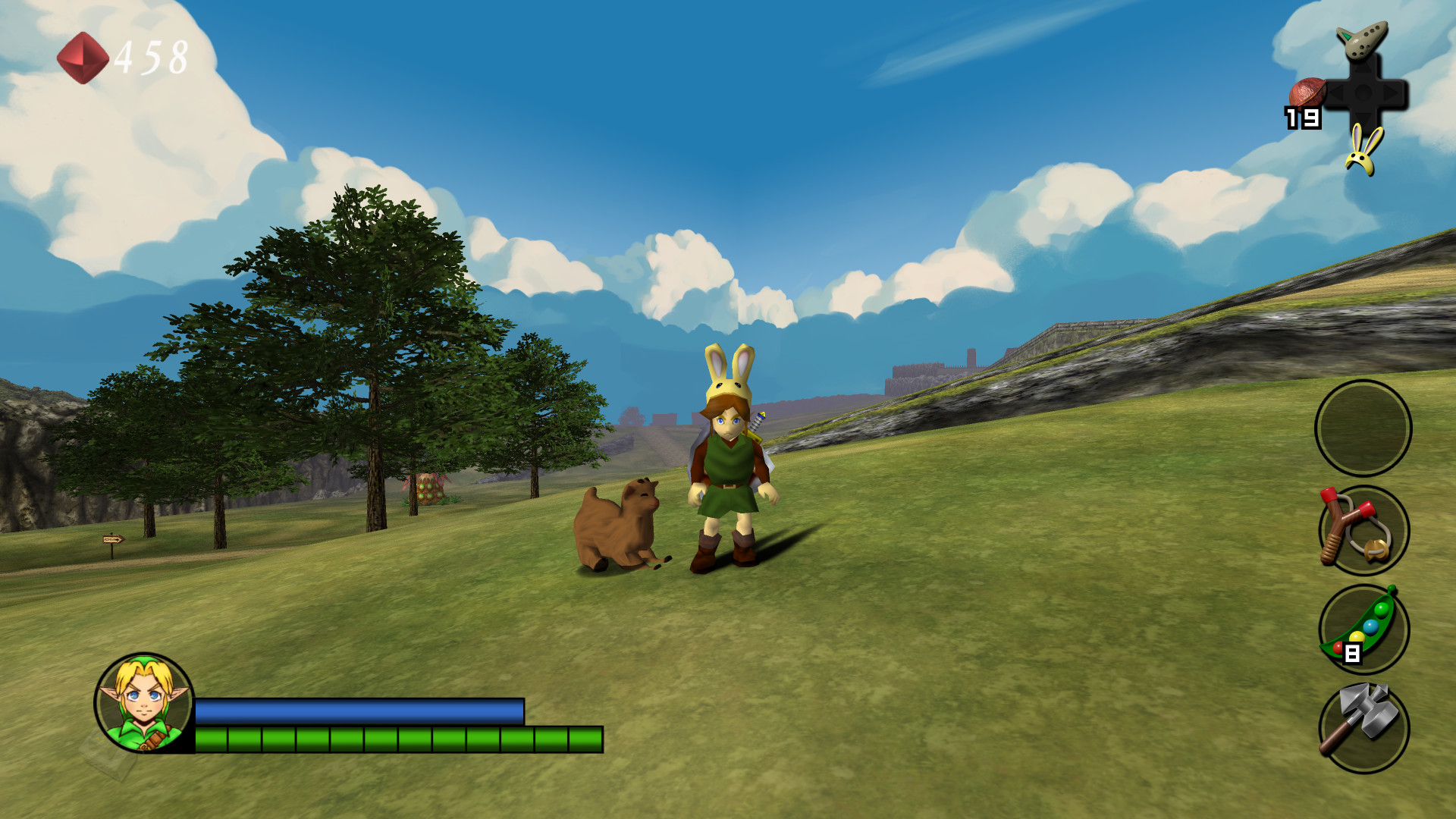 Nomura Hud Mod for Ship of Harkinian (Ocarina of Time PC Port) | SoH Mods