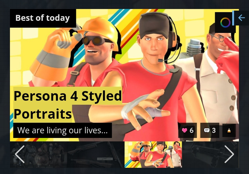 Persona 4 Merc Portraits Mod for Team Fortress 2 | TF2 Mods